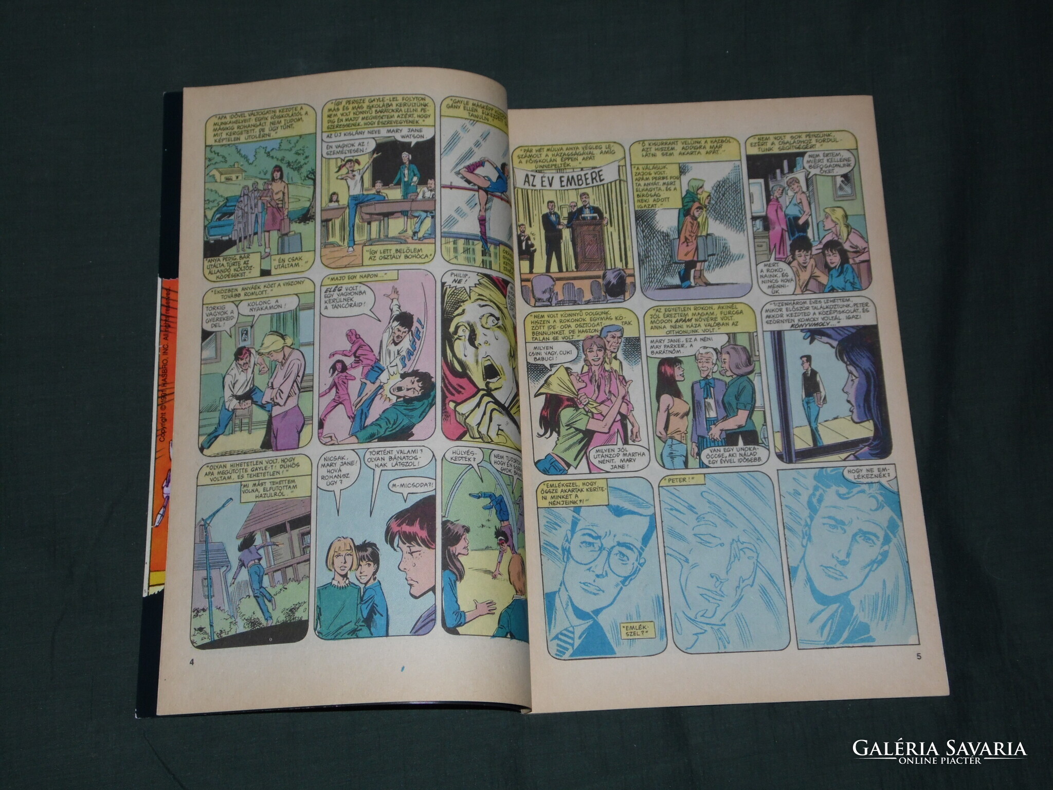 Képregény,Semic,Marvel,Kandi lapok,A Csodálatos Pókember, 1991/9., 28 ...