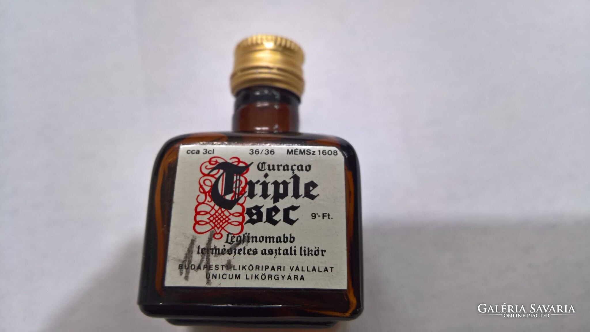Retro Vintage Triple Sec mini ital likőr bontatlan - Gyűjtemény ...