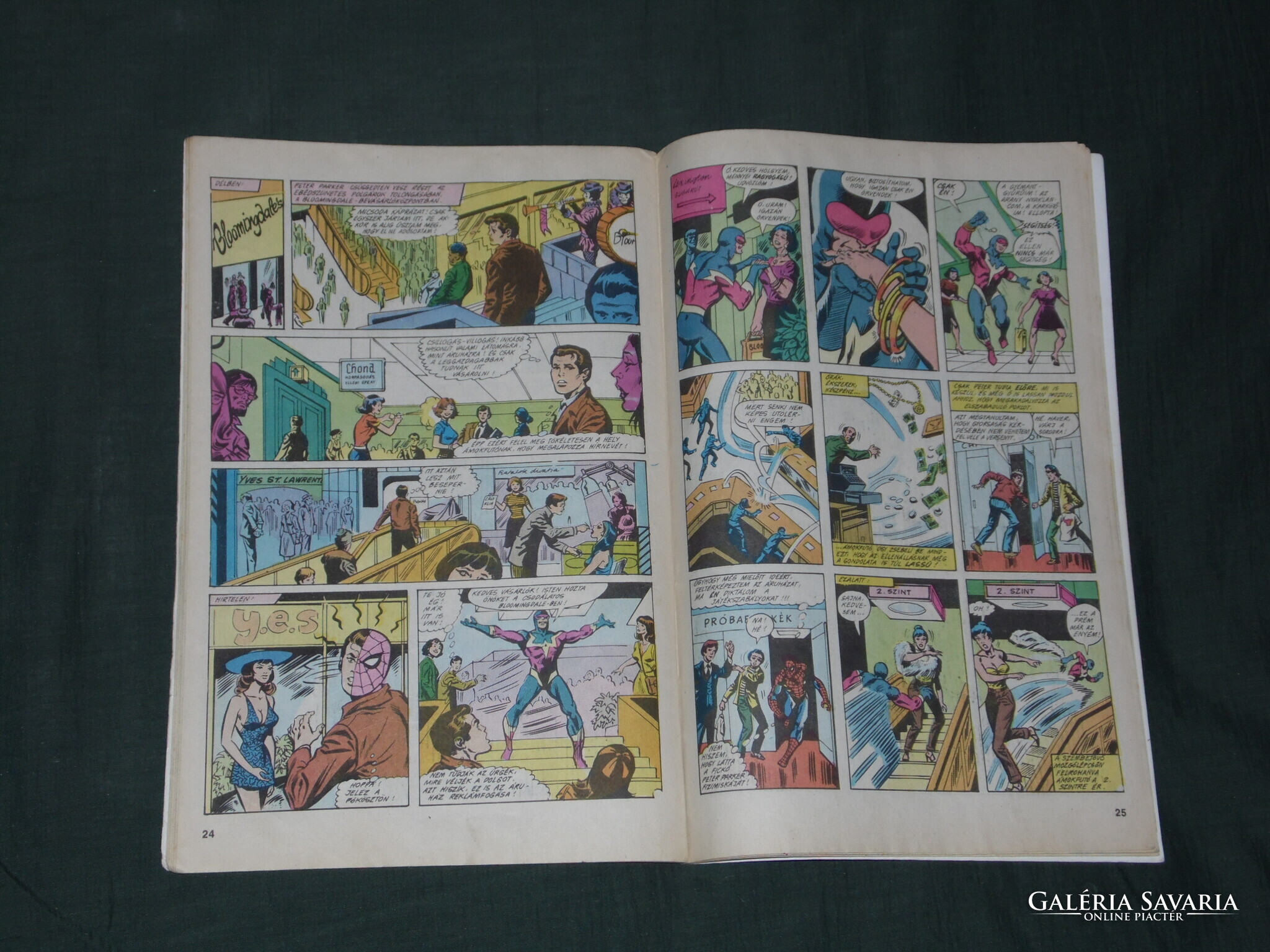 Képregény,Semic,Marvel,Kandi lapok,A Csodálatos Pókember, 1990, 9.szám ...