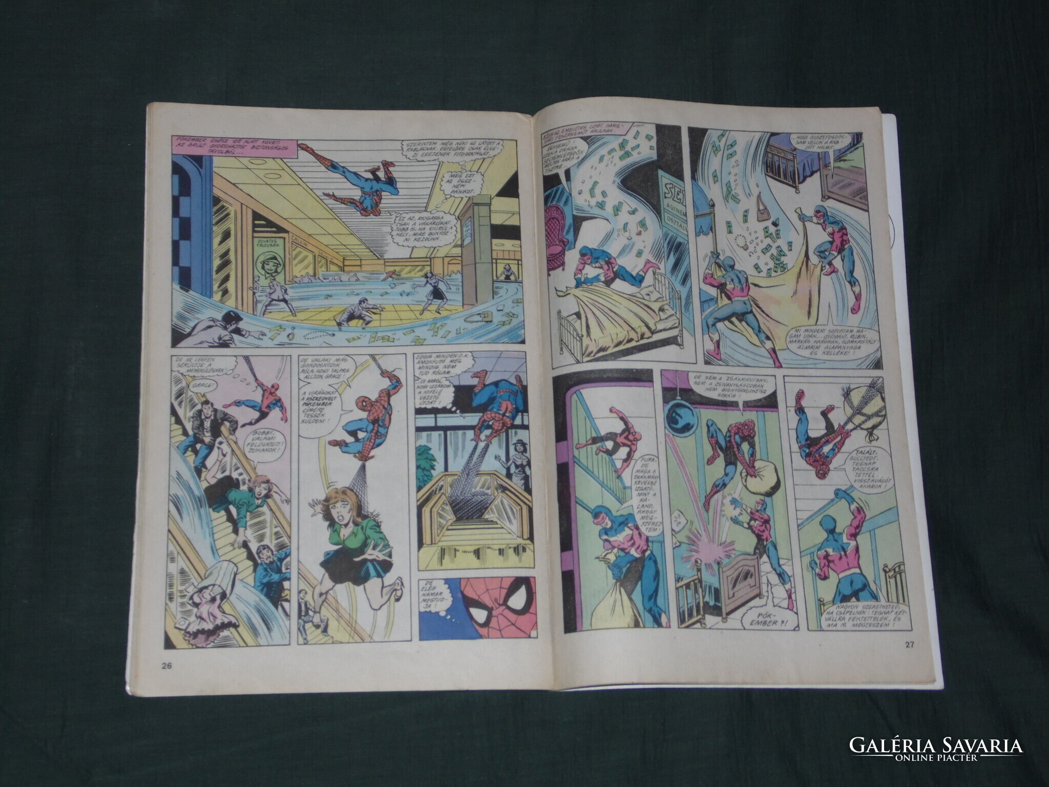 Képregény,Semic,Marvel,Kandi lapok,A Csodálatos Pókember, 1990, 9.szám ...