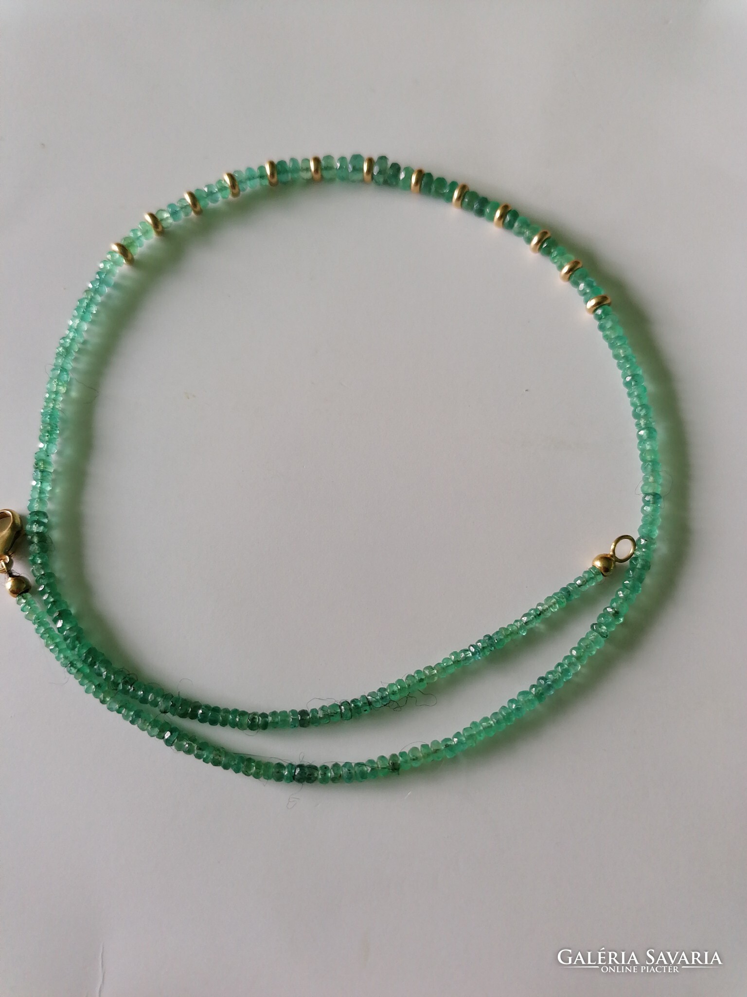 Smaragd köves arany nyakék - Ékszer | Galéria Savaria online piactér ...