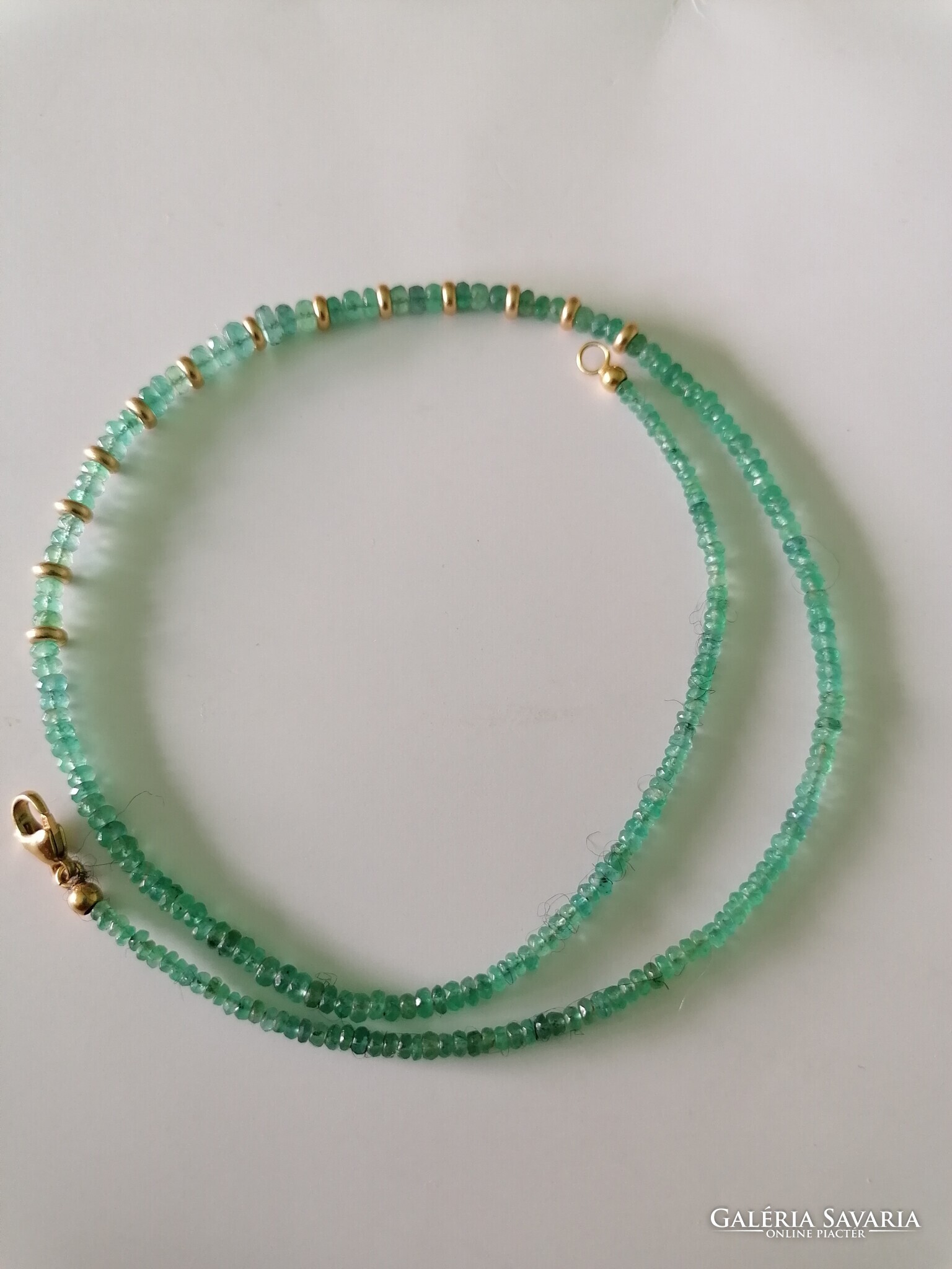 Smaragd köves arany nyakék - Ékszer | Galéria Savaria online piactér ...