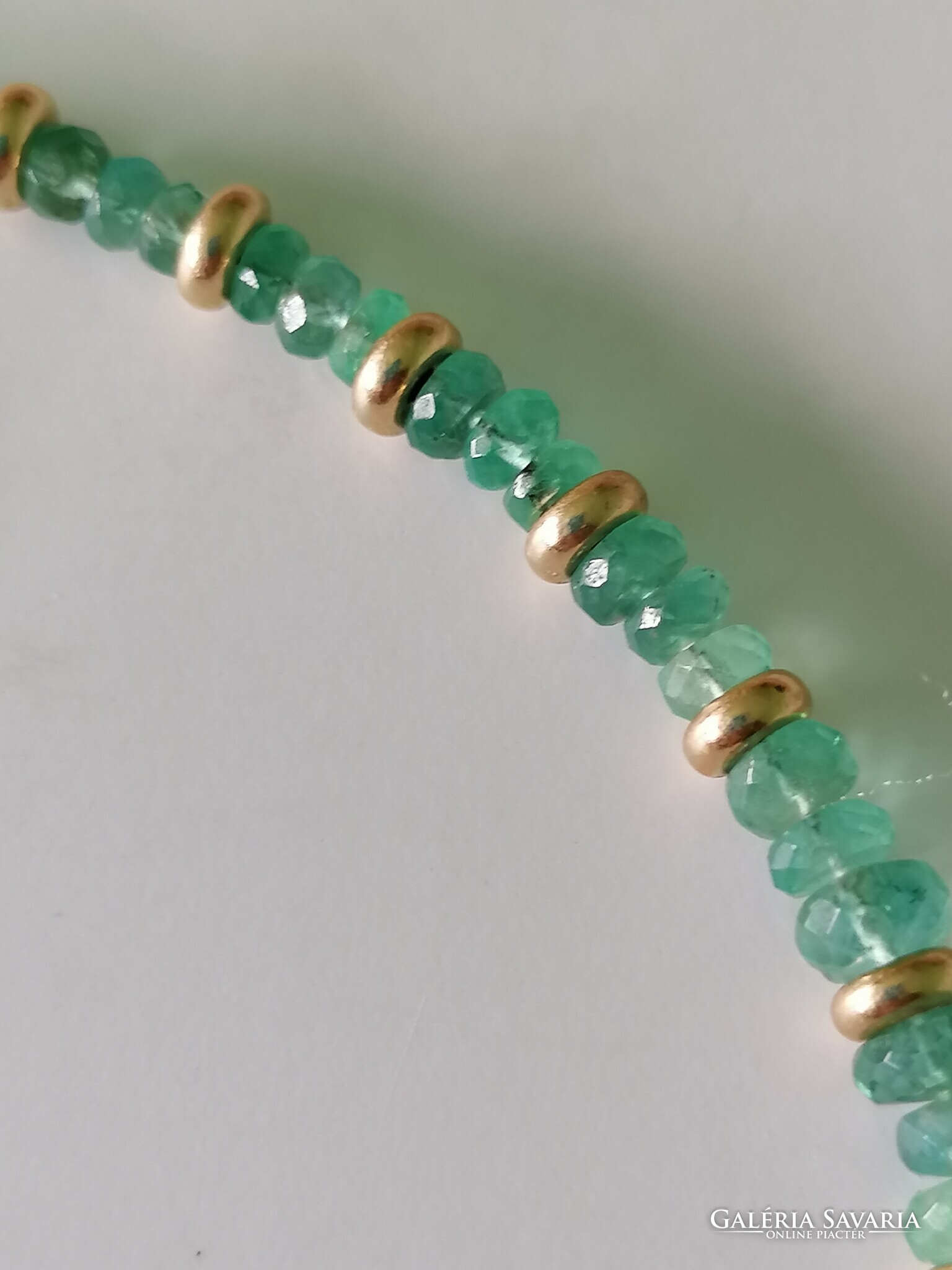 Smaragd köves arany nyakék - Ékszer | Galéria Savaria online piactér ...