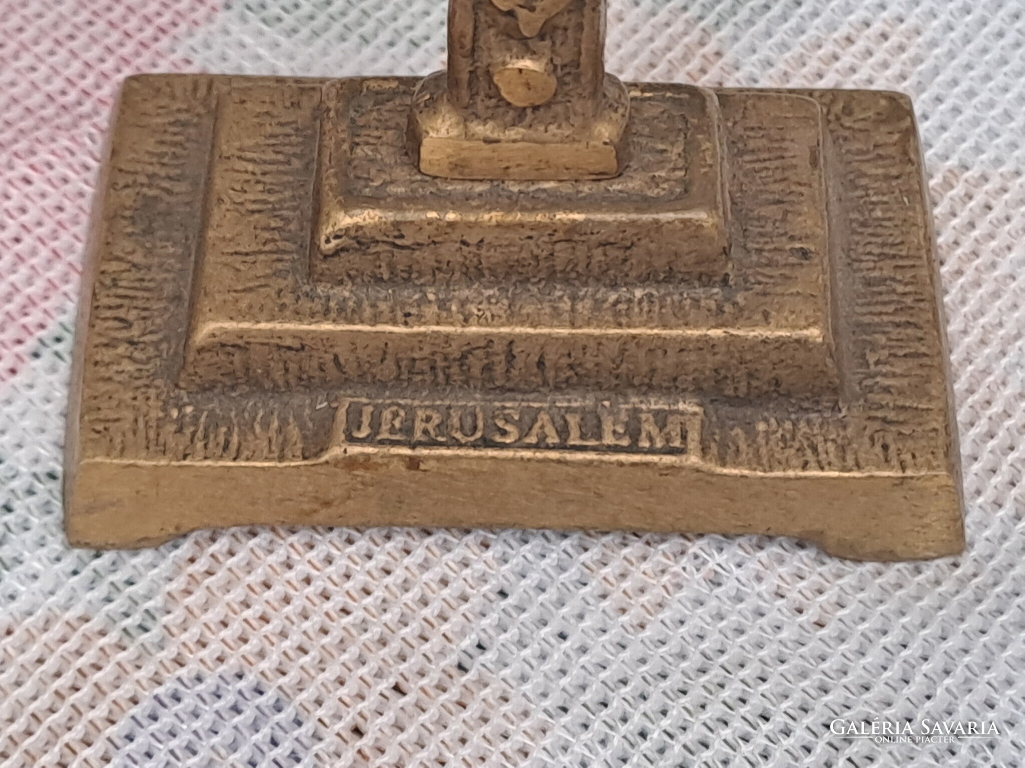 Réz hanuka és zsidó Dávid csillag asztalközép - Vallás és ...