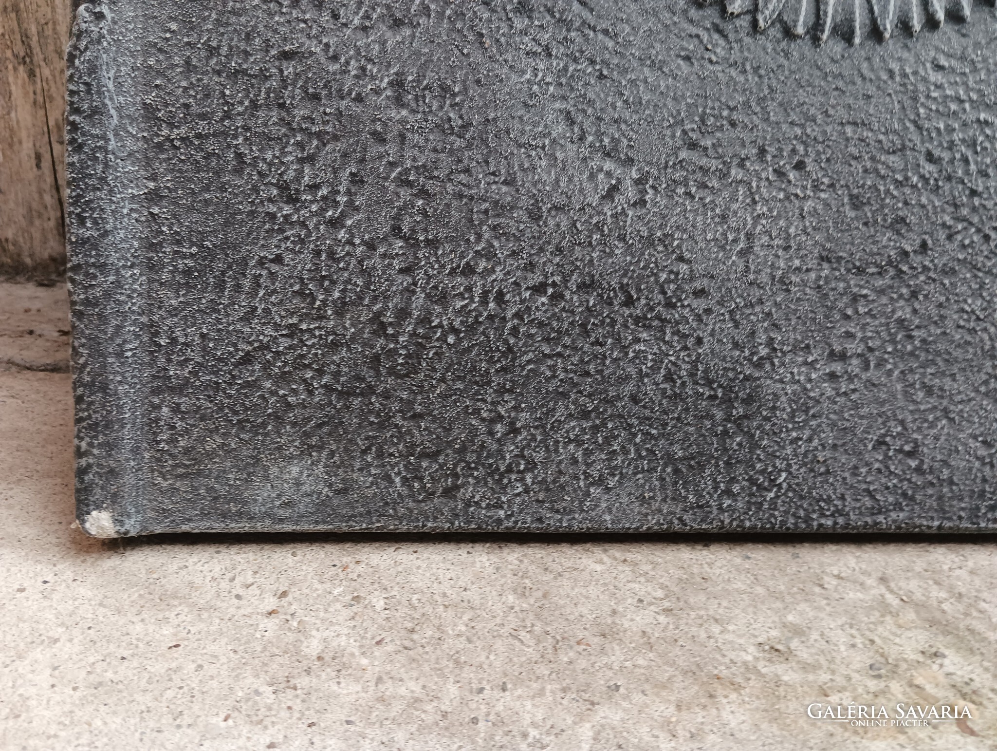 Modern Antracit minimál Falikút hátlap Fagyálló műkő kültéri kerti fali ...