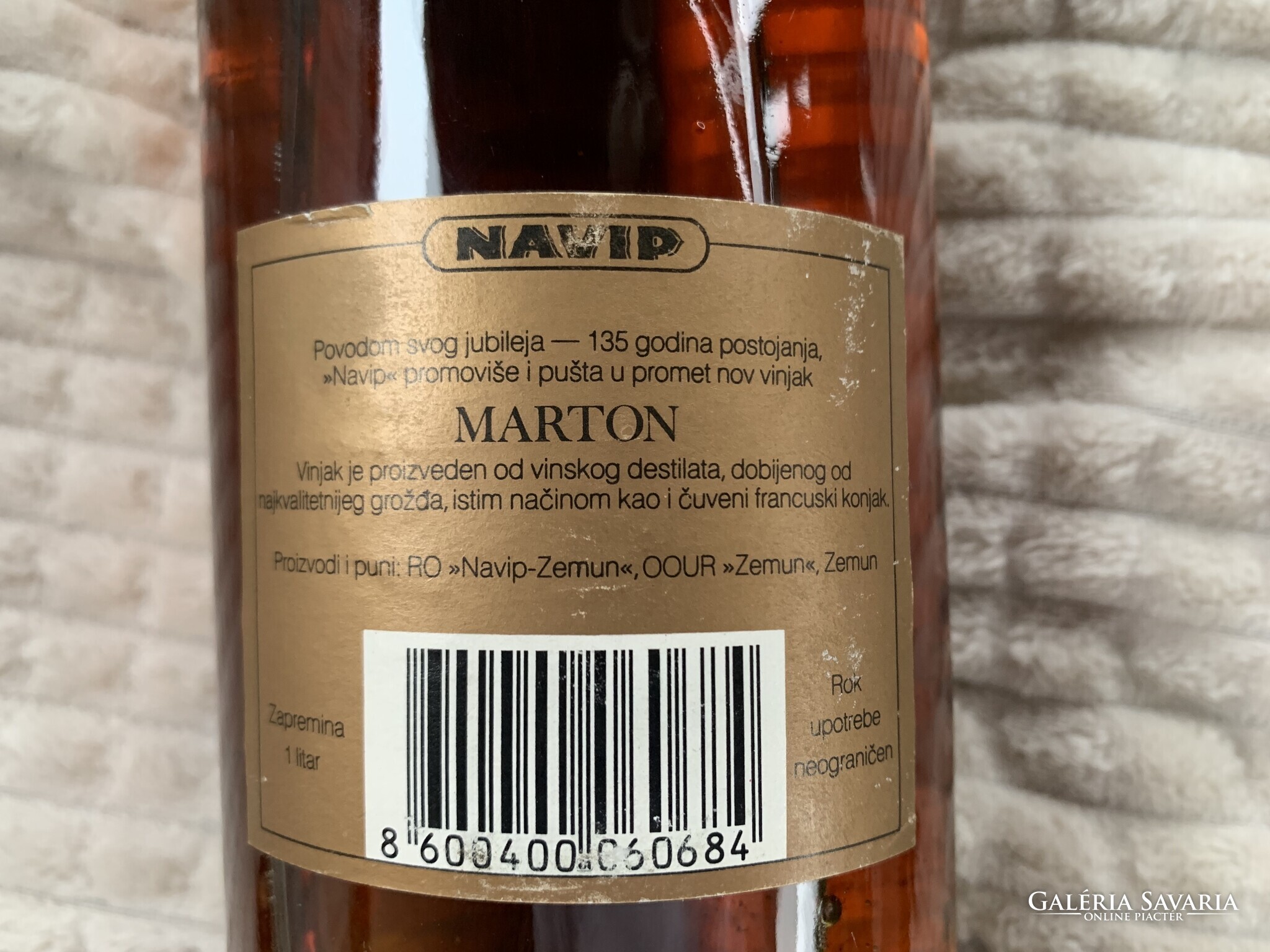Navip Vinjak Marton palack szerb brandy 1 literes, ‘80-as évek - Otthon ...