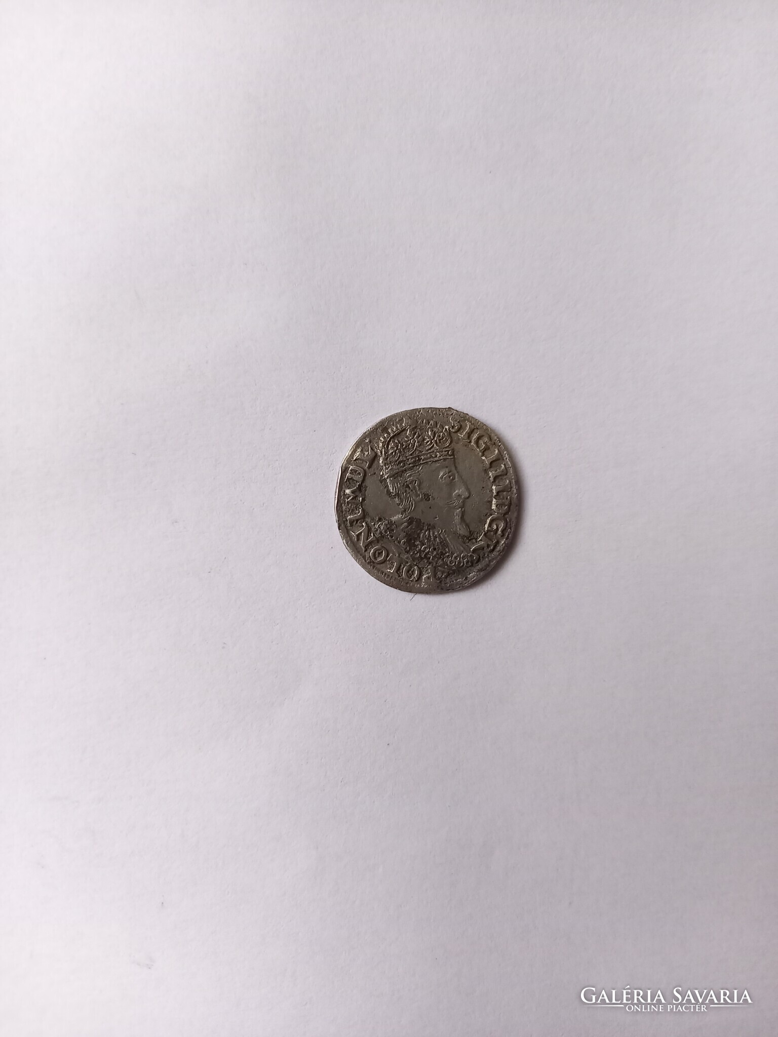 III.ZSIGMOND LENGYEL EZÜST GARAS 1594 POZNAN - Numizmatika, Pénz, Érme ...