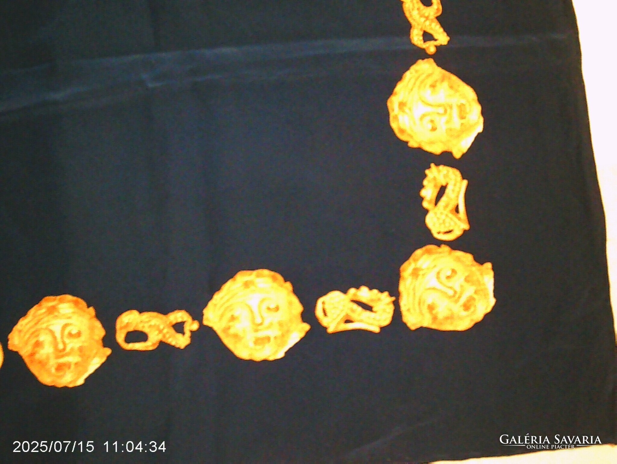 Vintage valódi silk nagy selyemkendő - Gardrób | Galéria Savaria online ...