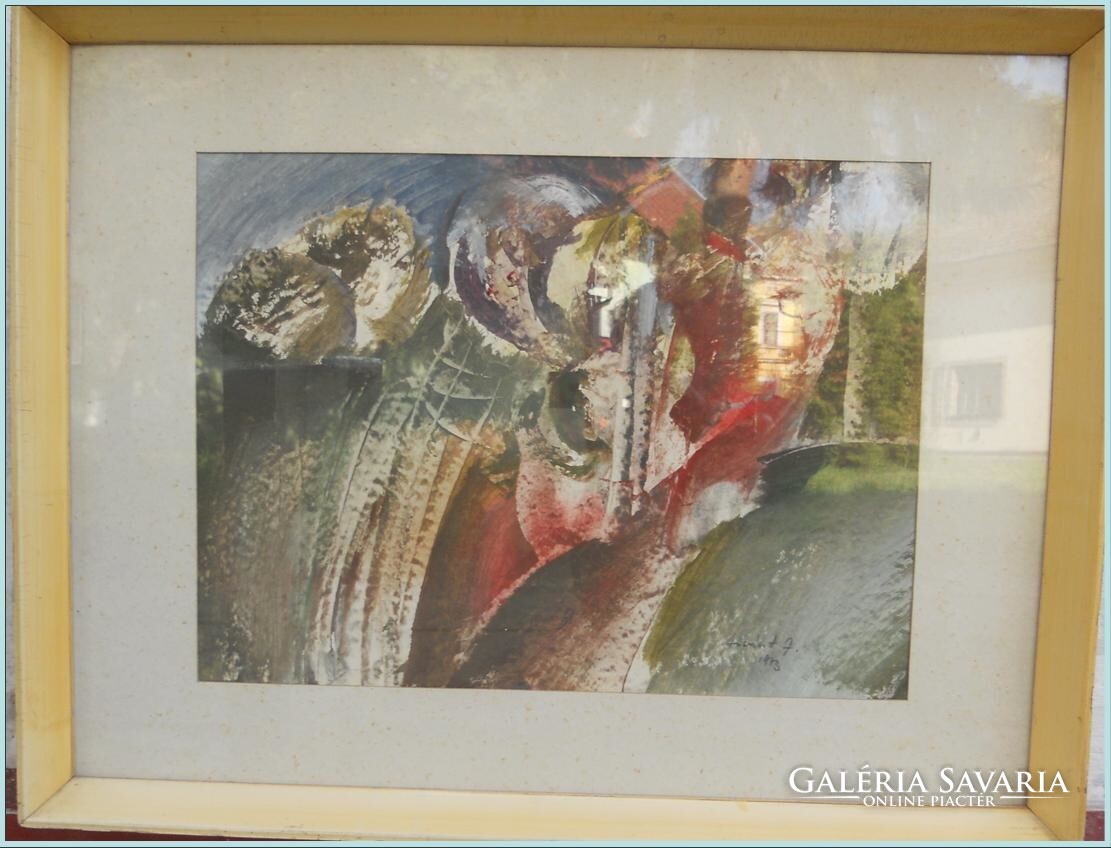 Lóránt János Demeter (1938-) Őszi erdő - Festmény | Galéria Savaria ...