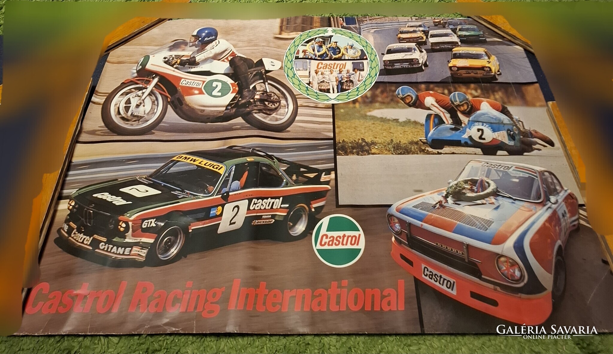 Castrol Racing Team plakát 1975-ből, Peter Balaž csehszlovák ...