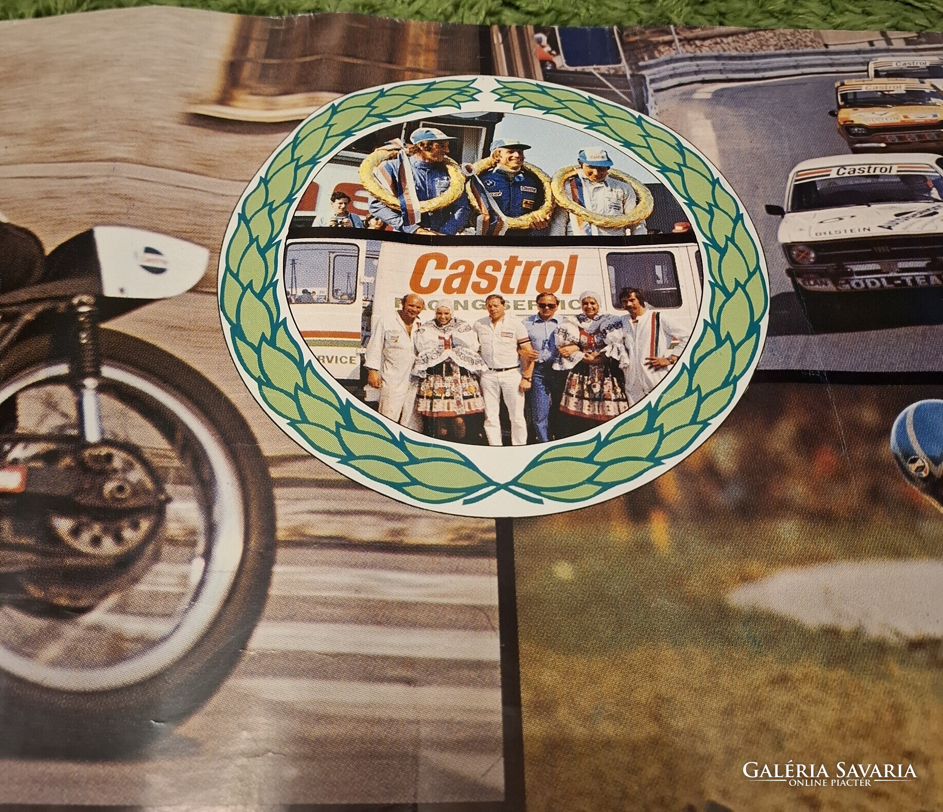 Castrol Racing Team plakát 1975-ből, Peter Balaž csehszlovák ...