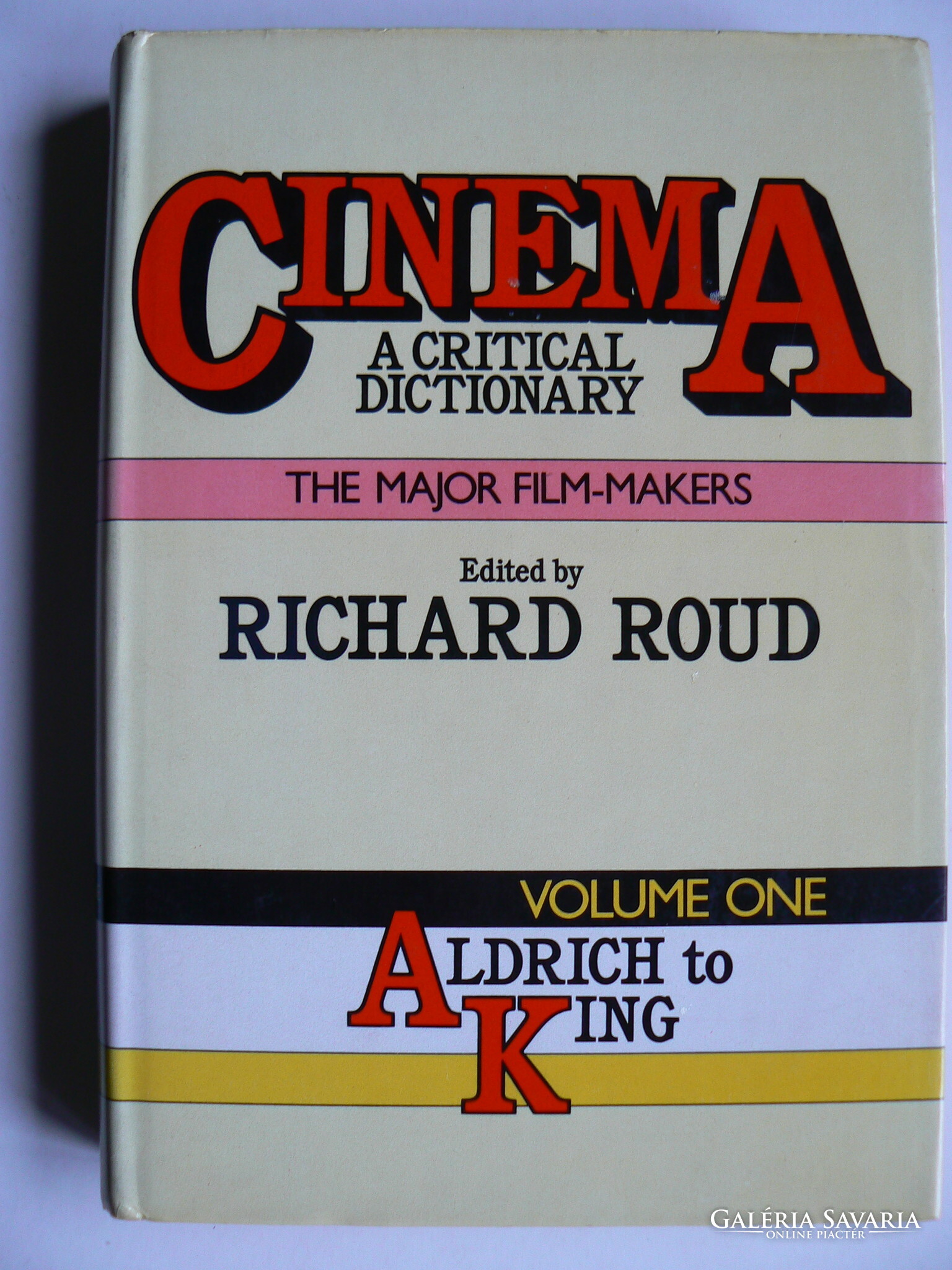 CINEMA A CRITICAL DICTIONARY, VOLUME ONE AND TWO,1980, RICHARD ROUD ...