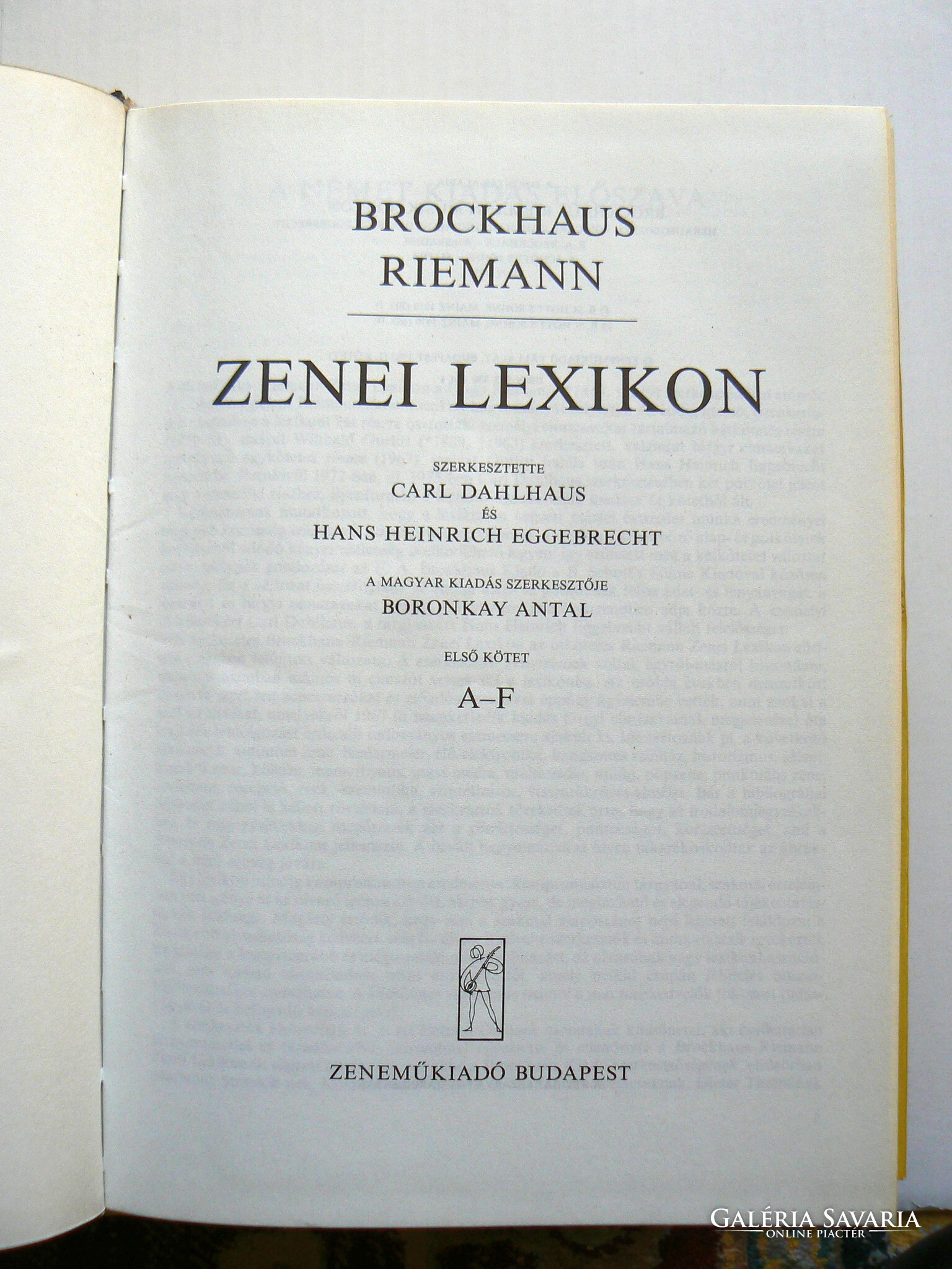 ZENEI LEXIKON 1.-2.-3. BROCKHAUS RIEMANN 1983.-1985. KÖNYV KIVÁLÓ ...
