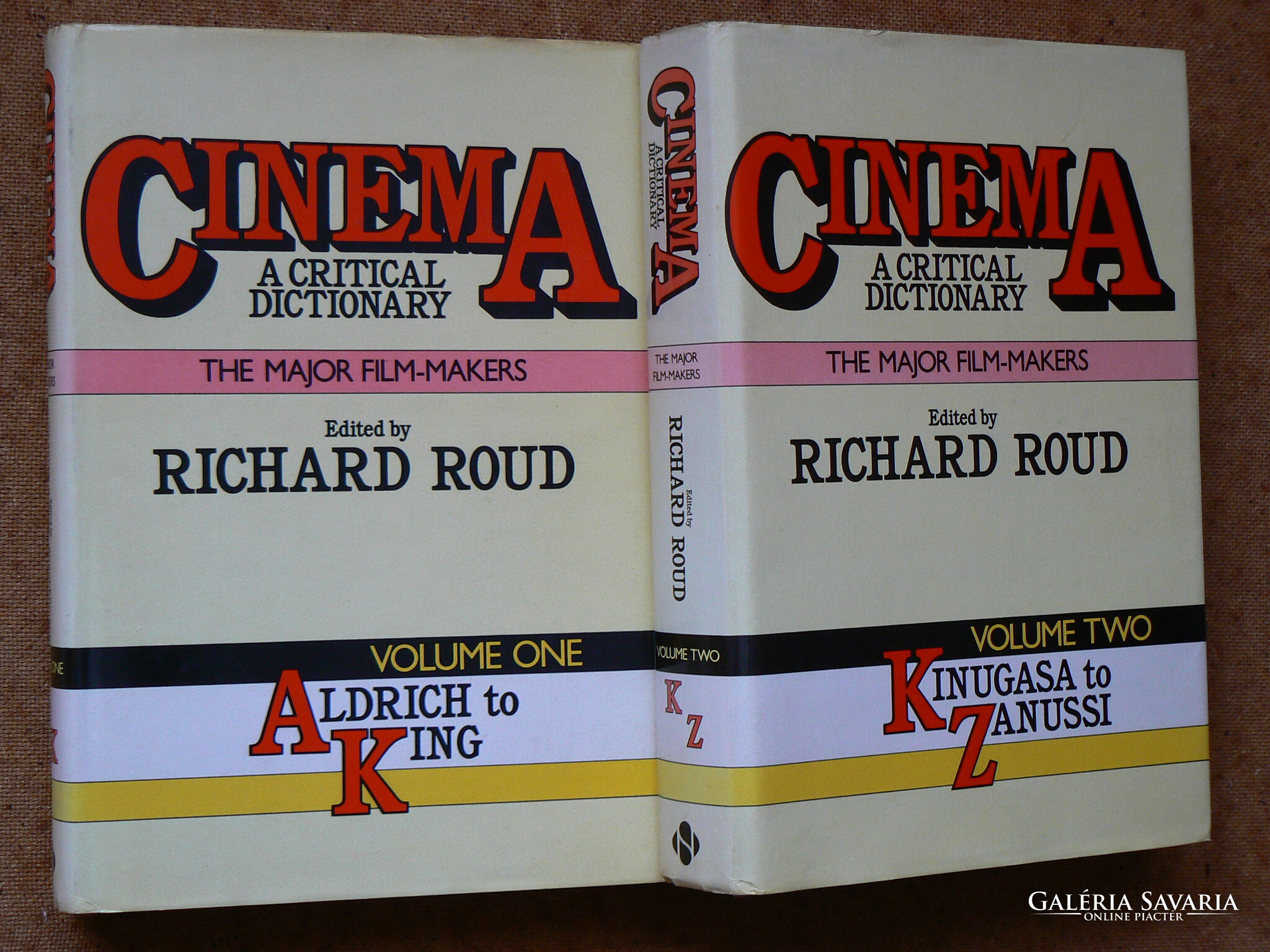 CINEMA A CRITICAL DICTIONARY, VOLUME ONE AND TWO,1980, RICHARD ROUD ...