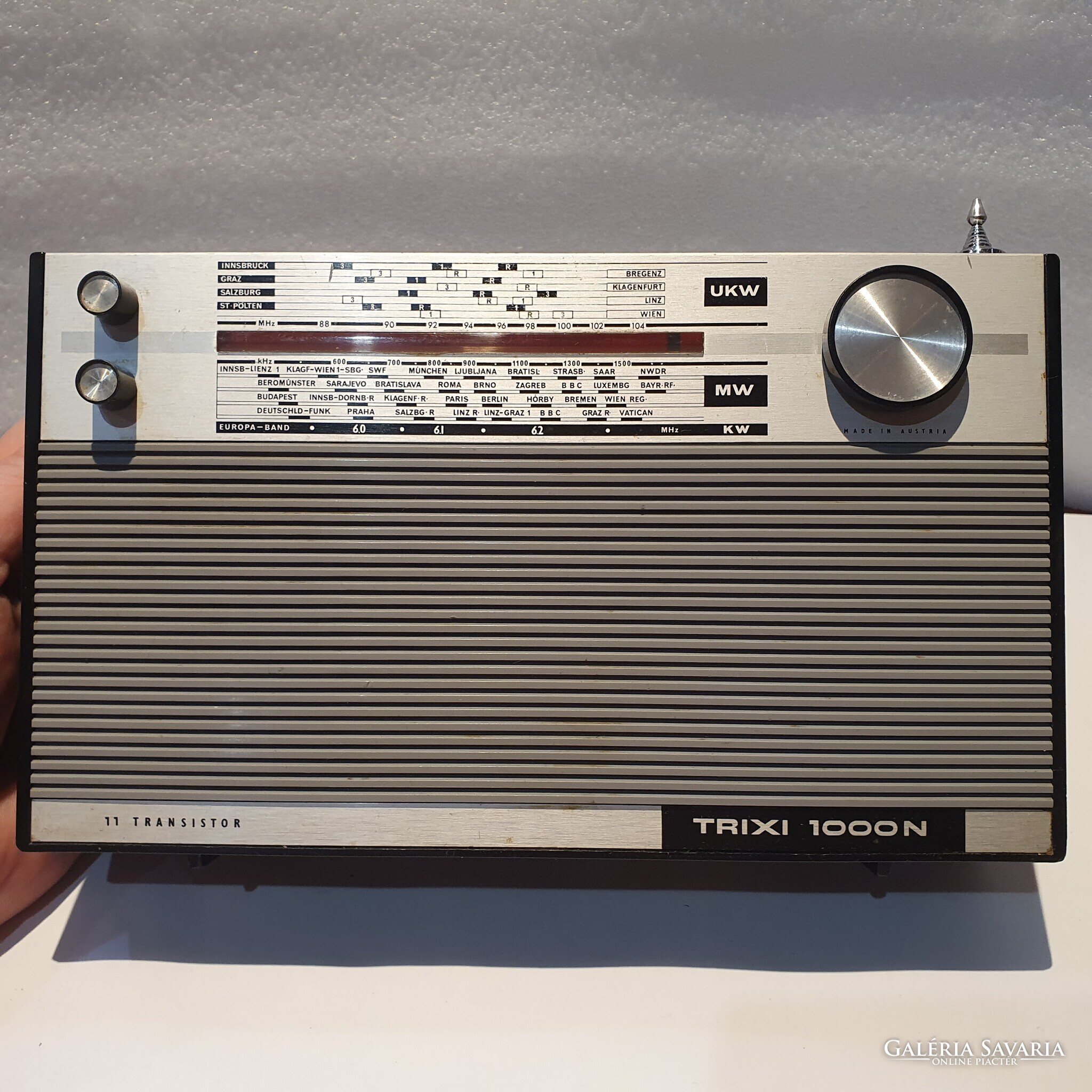 Retro Trixi 1000N 11 tranzisztoros rádió hi-fi híradástechnika 5 ...