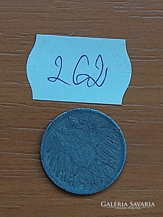 NÉMET BIRODALOM DEUTSCHES REICH 10 PFENNIG 1918 Cink, II. Vilmos 262 ...