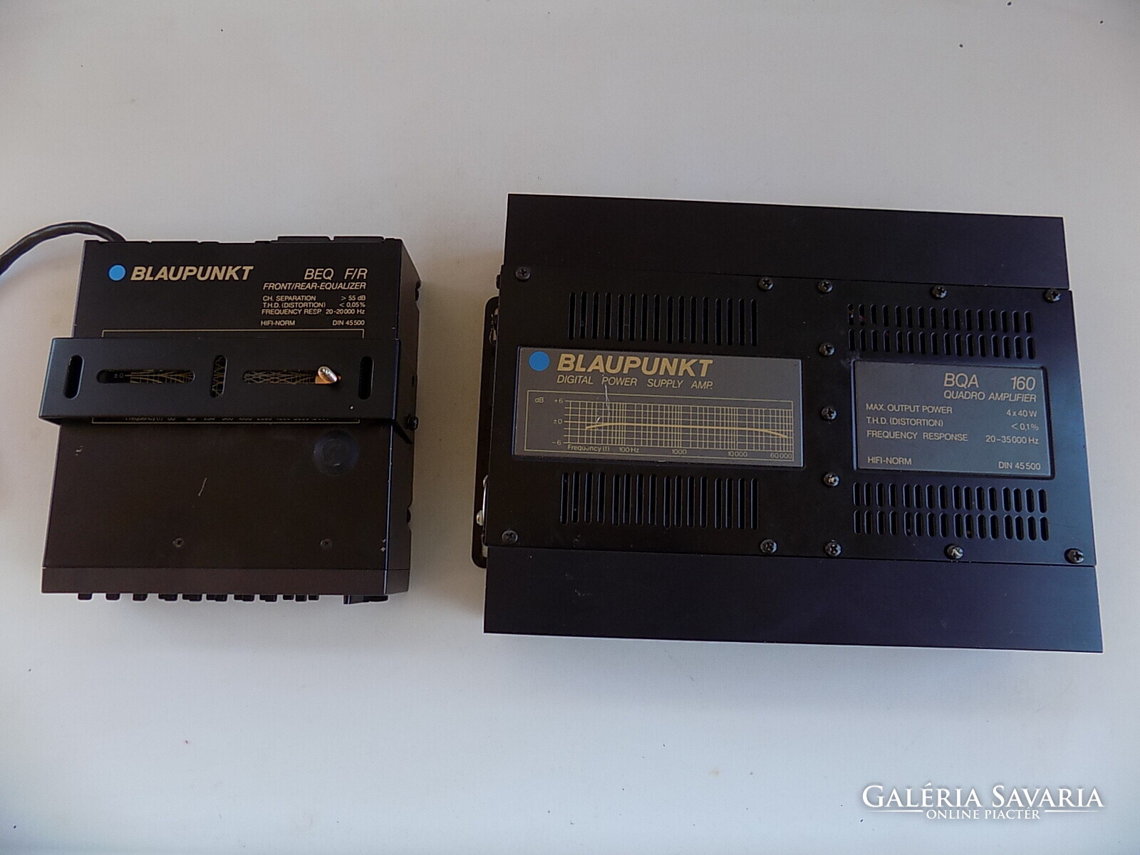 Blaupunkt BQA 160 - BEQ F/R autó erősítő és equalizer. Jó állapotú ...