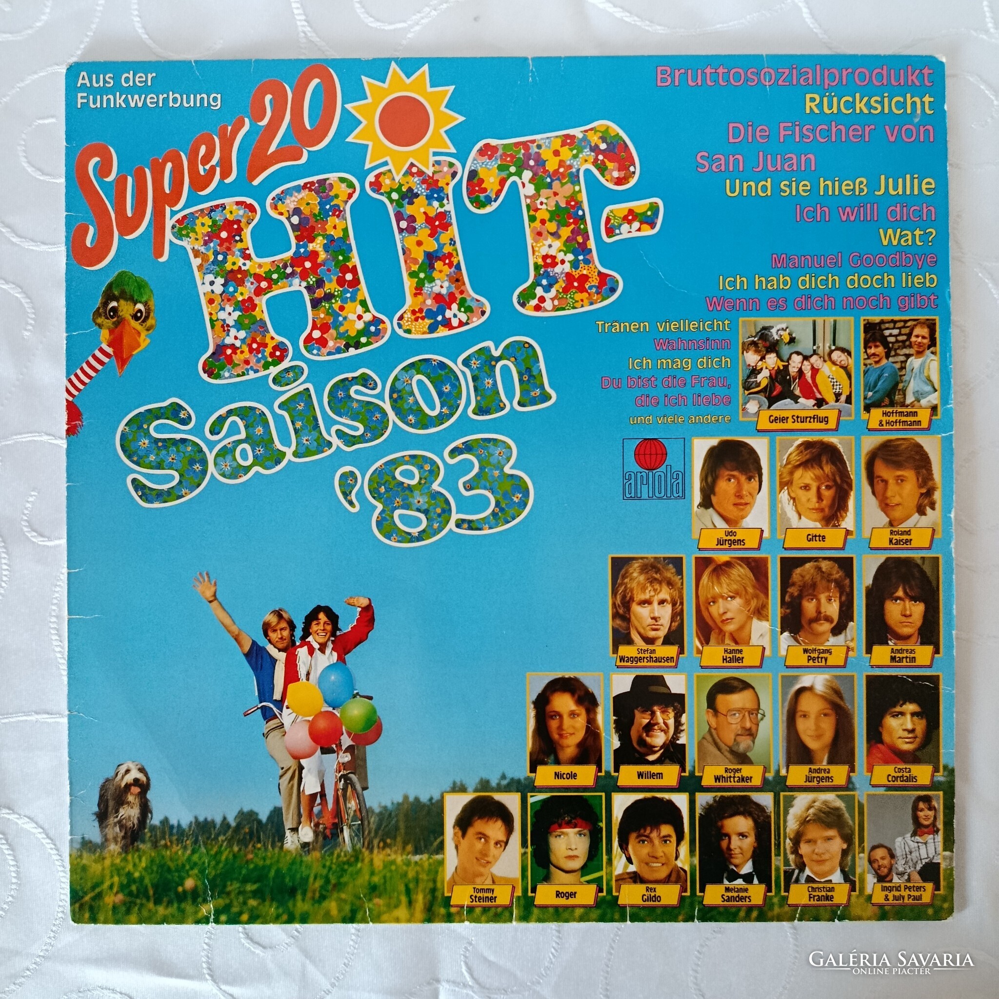 Super 20 - Hit-Saison '83 Bakelit LP – 1983 Ariola – Eredeti 80-as évek ...