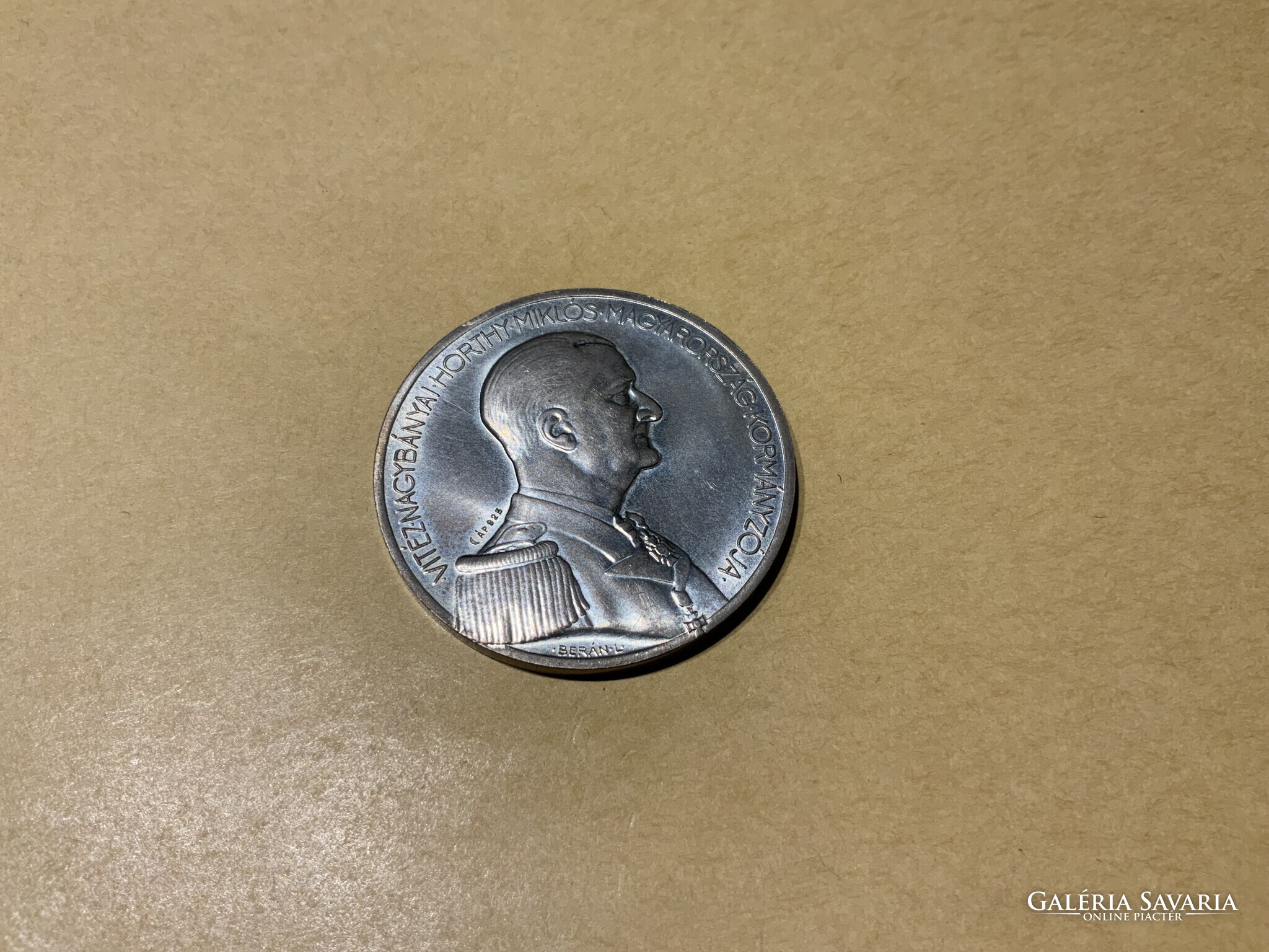 HORTHY MIKLÓS ÚJRATEMETÉSE EMLÉKÉREM 1993, EZÜST:32,2g/925 ...