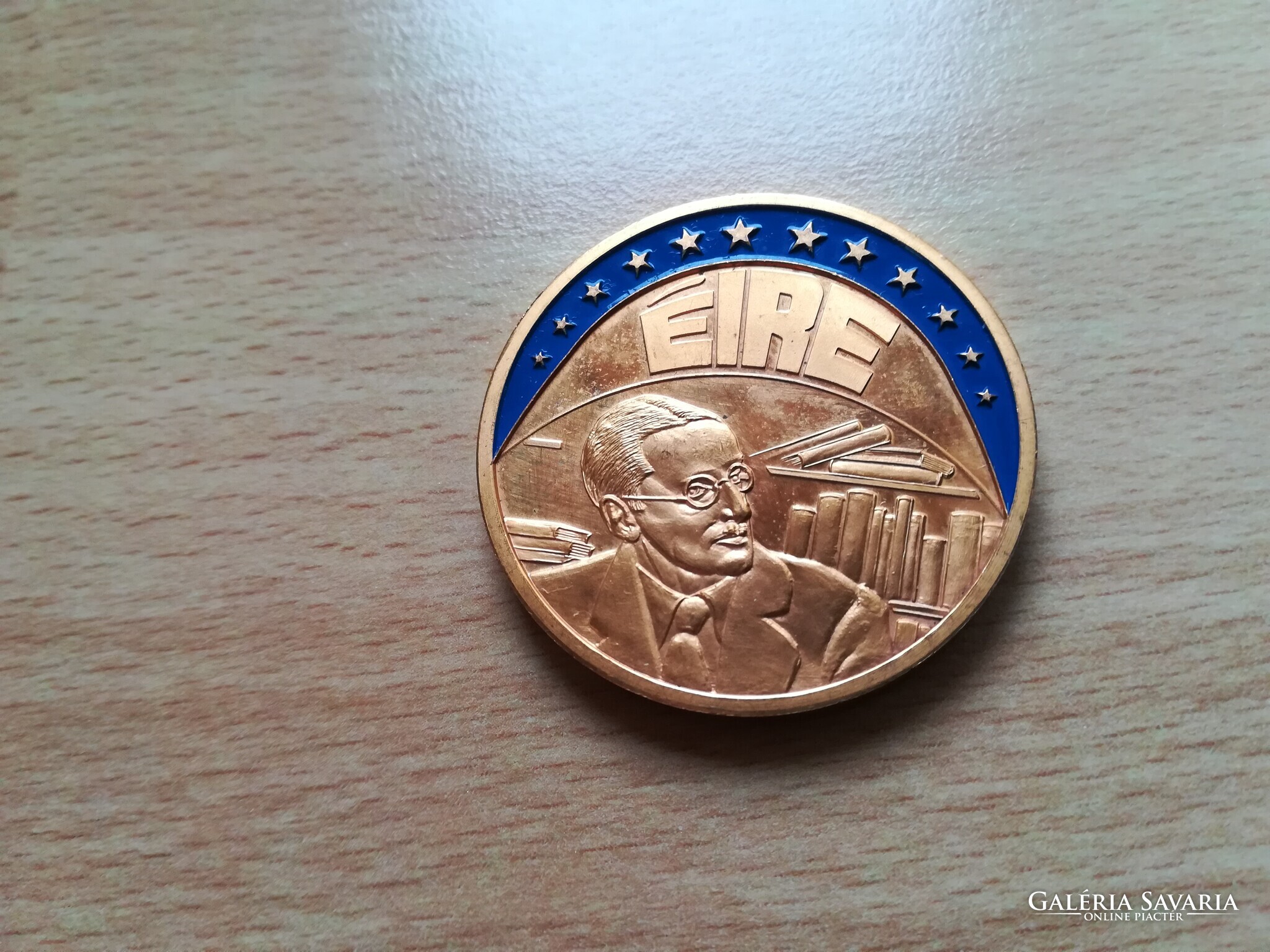 Írország - ECU sorozat 1993, aranyozott CuNi érme PP - Numizmatika ...