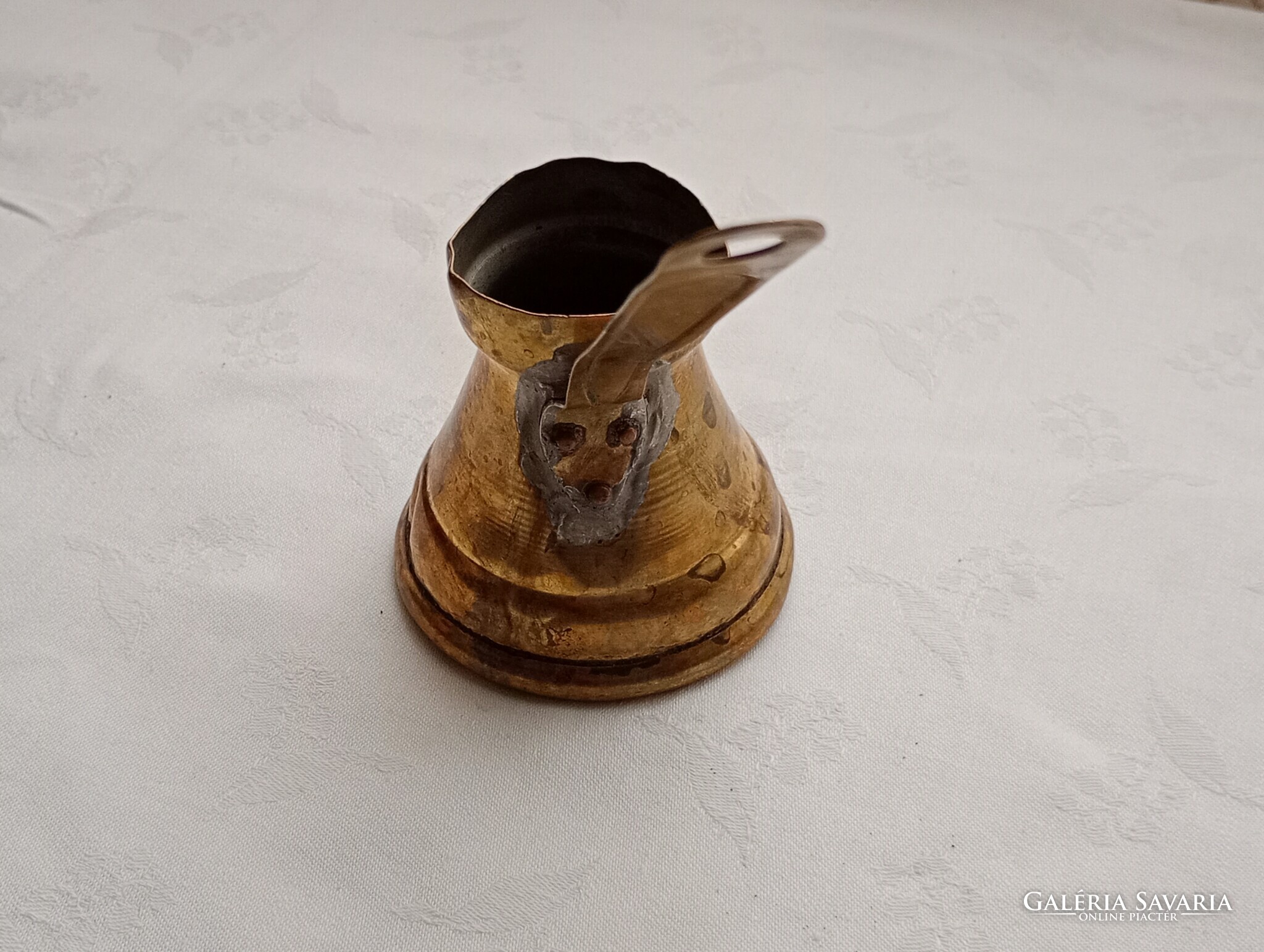 Török kávé főző kiöntő 09 - nyeles kávéfőző dzsezva retro 1-2 személyes ...