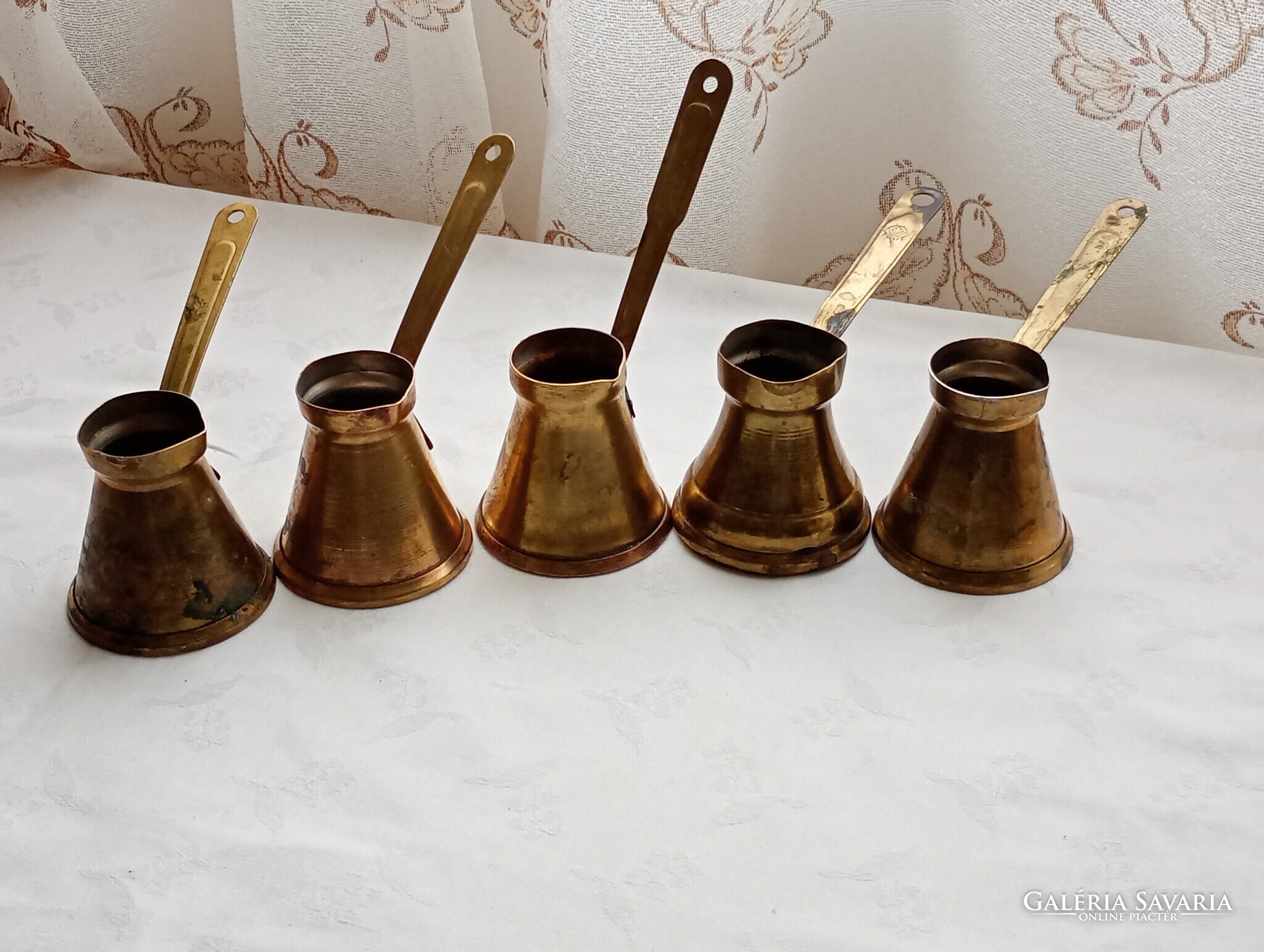 Török kávé főző kiöntő 13 - nyeles kávéfőző dzsezva retro 1-2 személyes ...