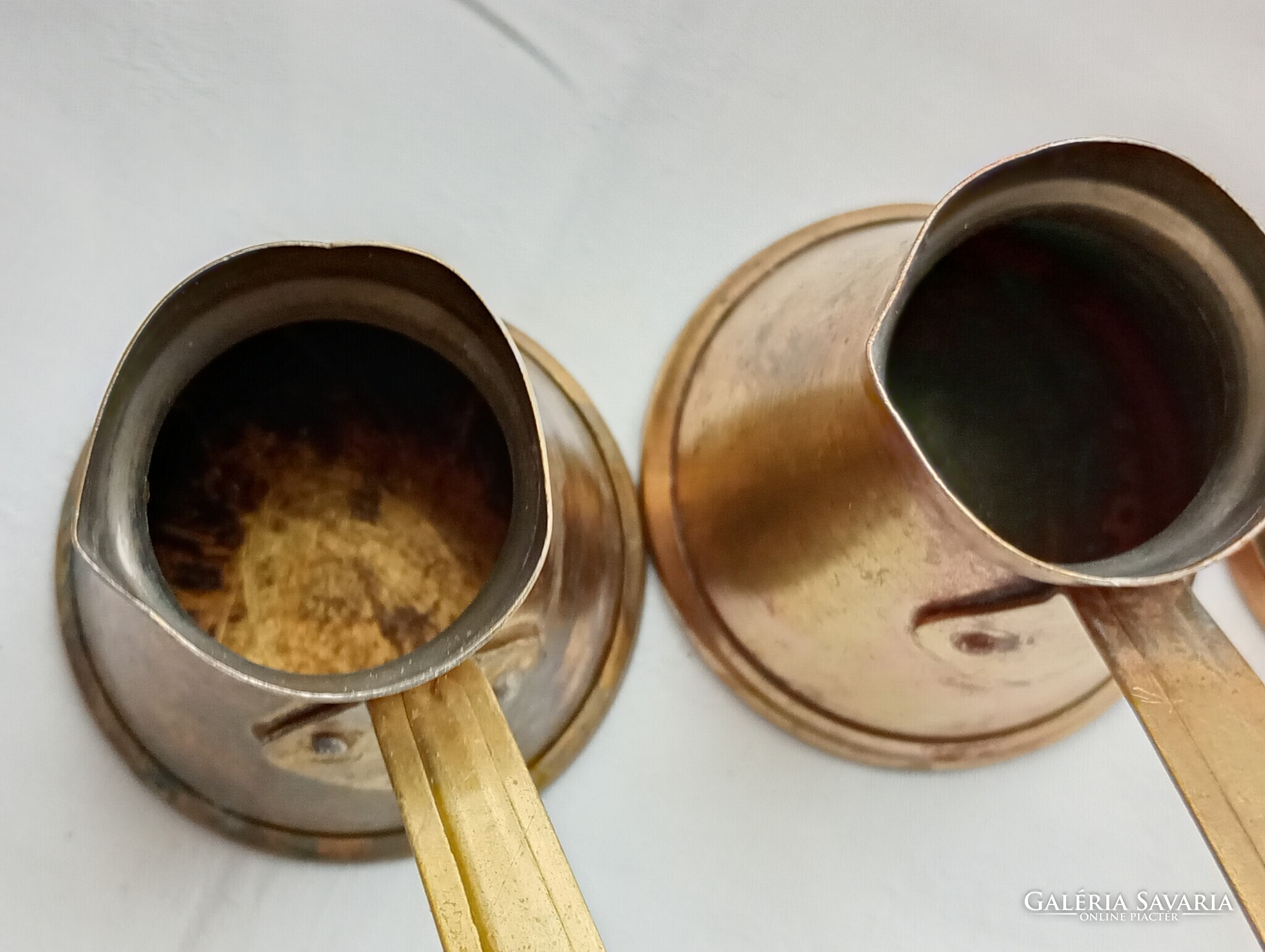 Török kávé főző kiöntő 13 - nyeles kávéfőző dzsezva retro 1-2 személyes ...