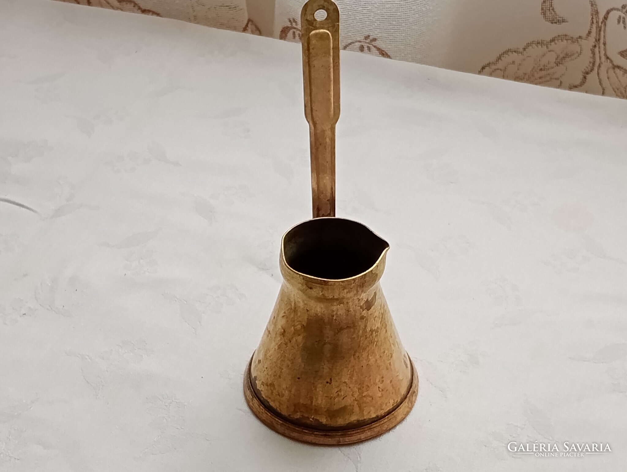 Török kávé főző kiöntő 06 - nyeles kávéfőző dzsezva retro 1-2 személyes ...