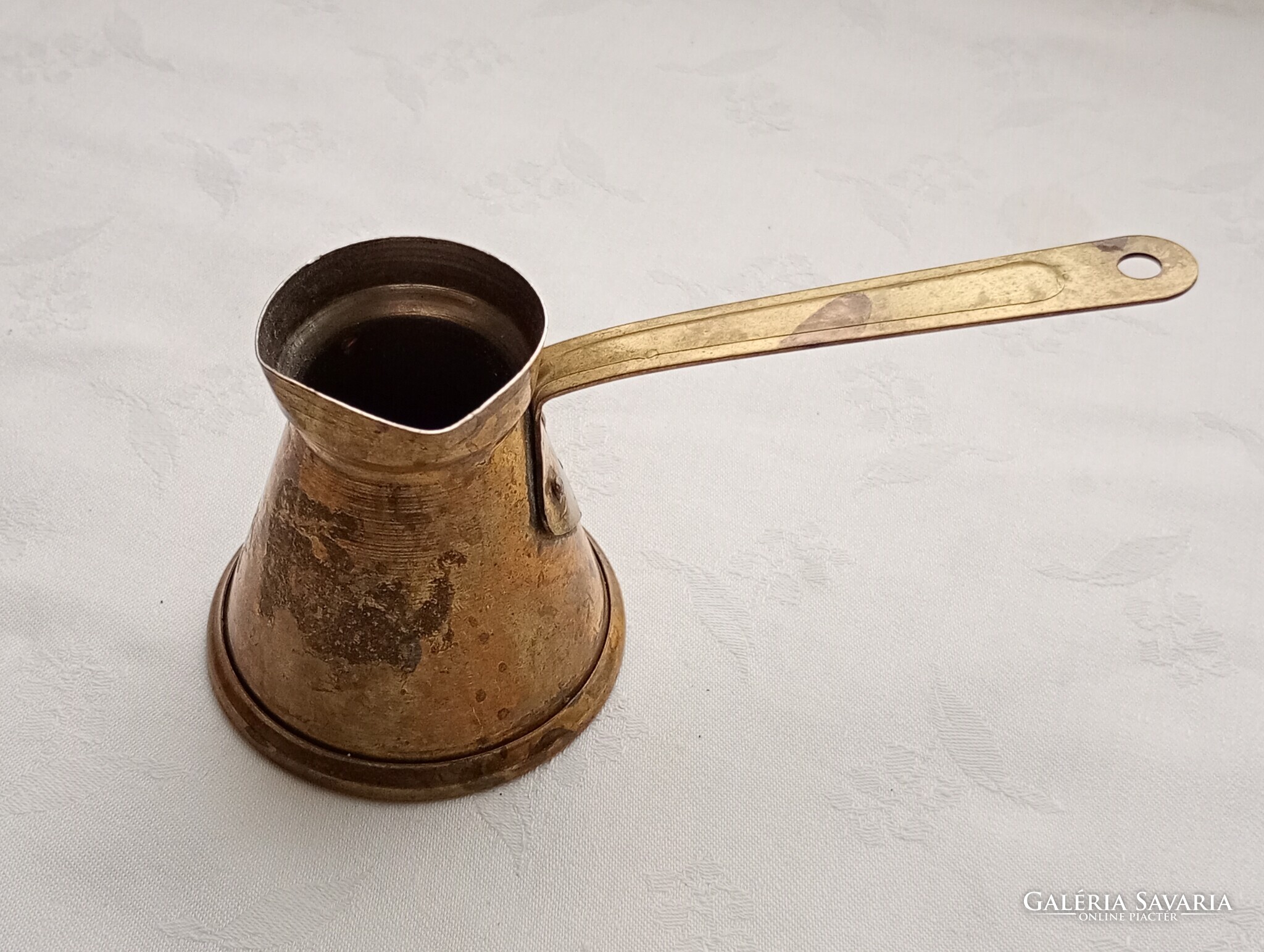 Török kávé főző kiöntő 07 - nyeles kávéfőző dzsezva retro 1-2 személyes ...