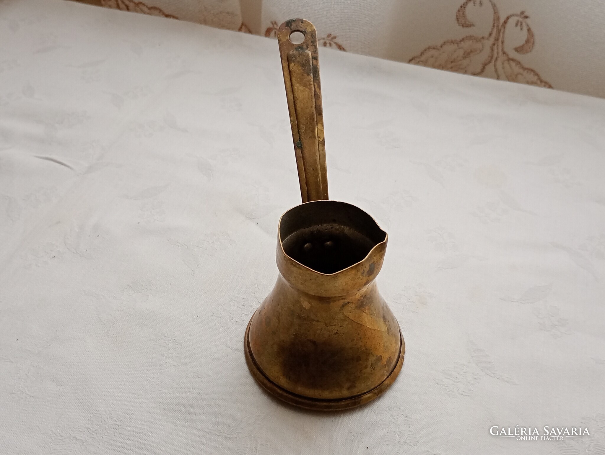 Török kávé főző kiöntő 08 - nyeles kávéfőző dzsezva retro 1-2 személyes ...