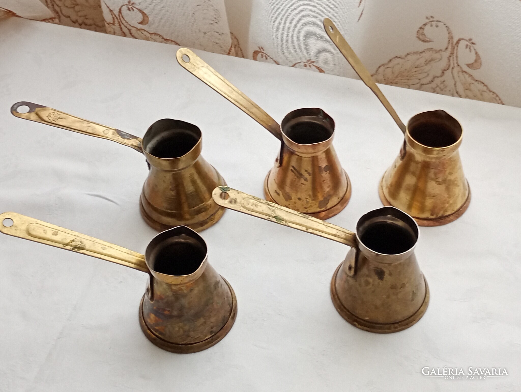 Török kávé főző kiöntő 13 - nyeles kávéfőző dzsezva retro 1-2 személyes ...