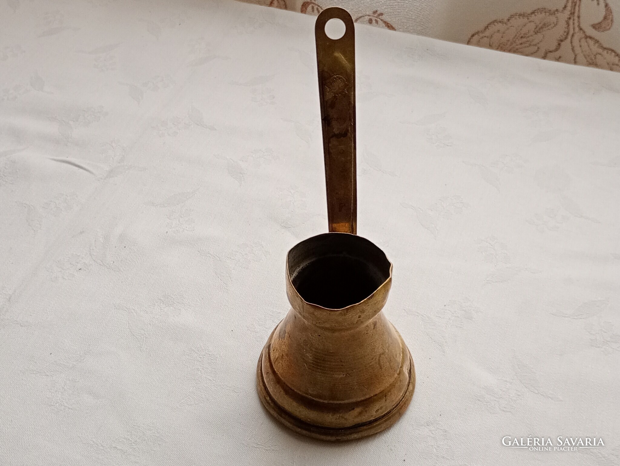 Török kávé főző kiöntő 09 - nyeles kávéfőző dzsezva retro 1-2 személyes ...