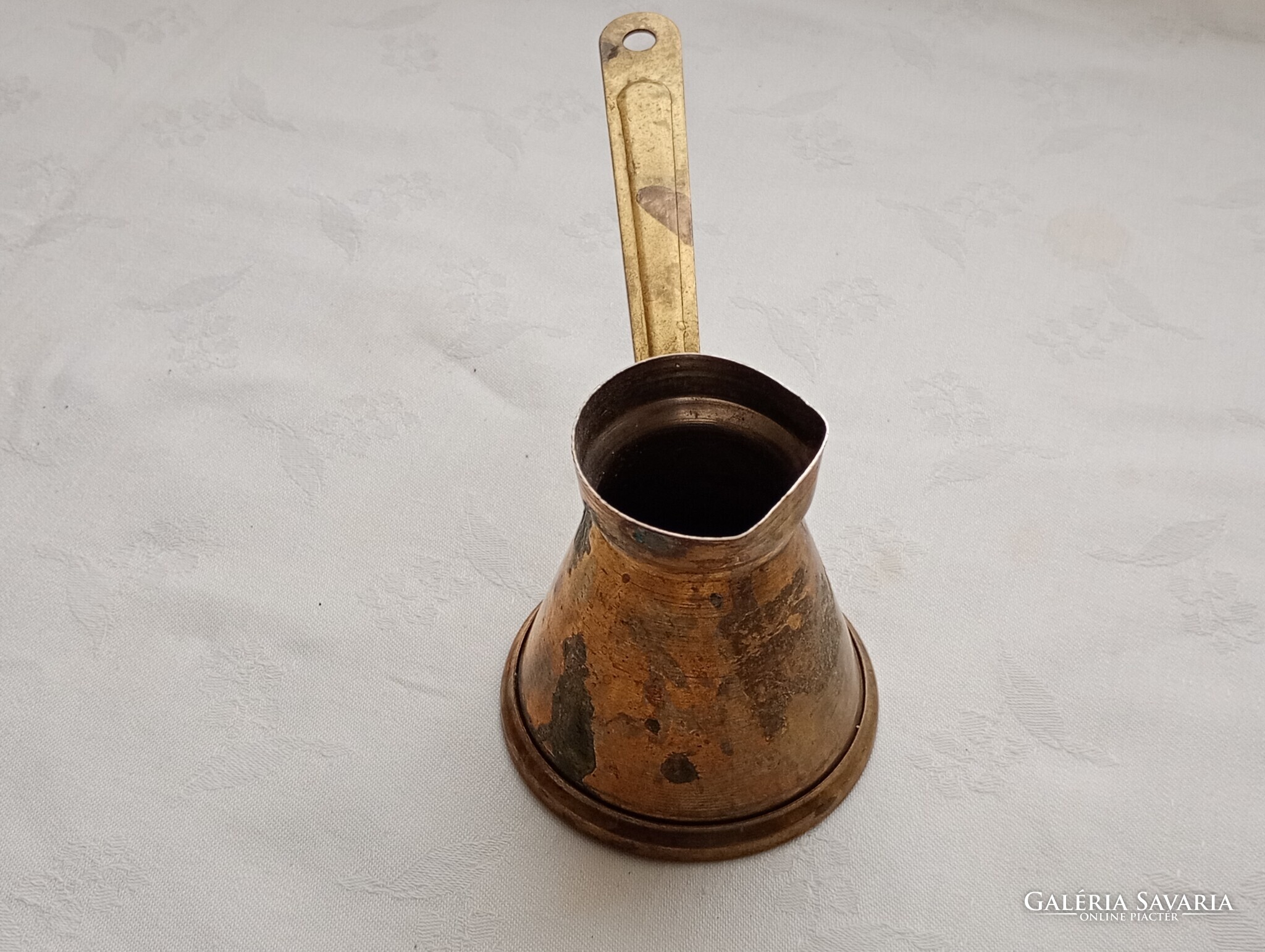 Török kávé főző kiöntő 07 - nyeles kávéfőző dzsezva retro 1-2 személyes ...