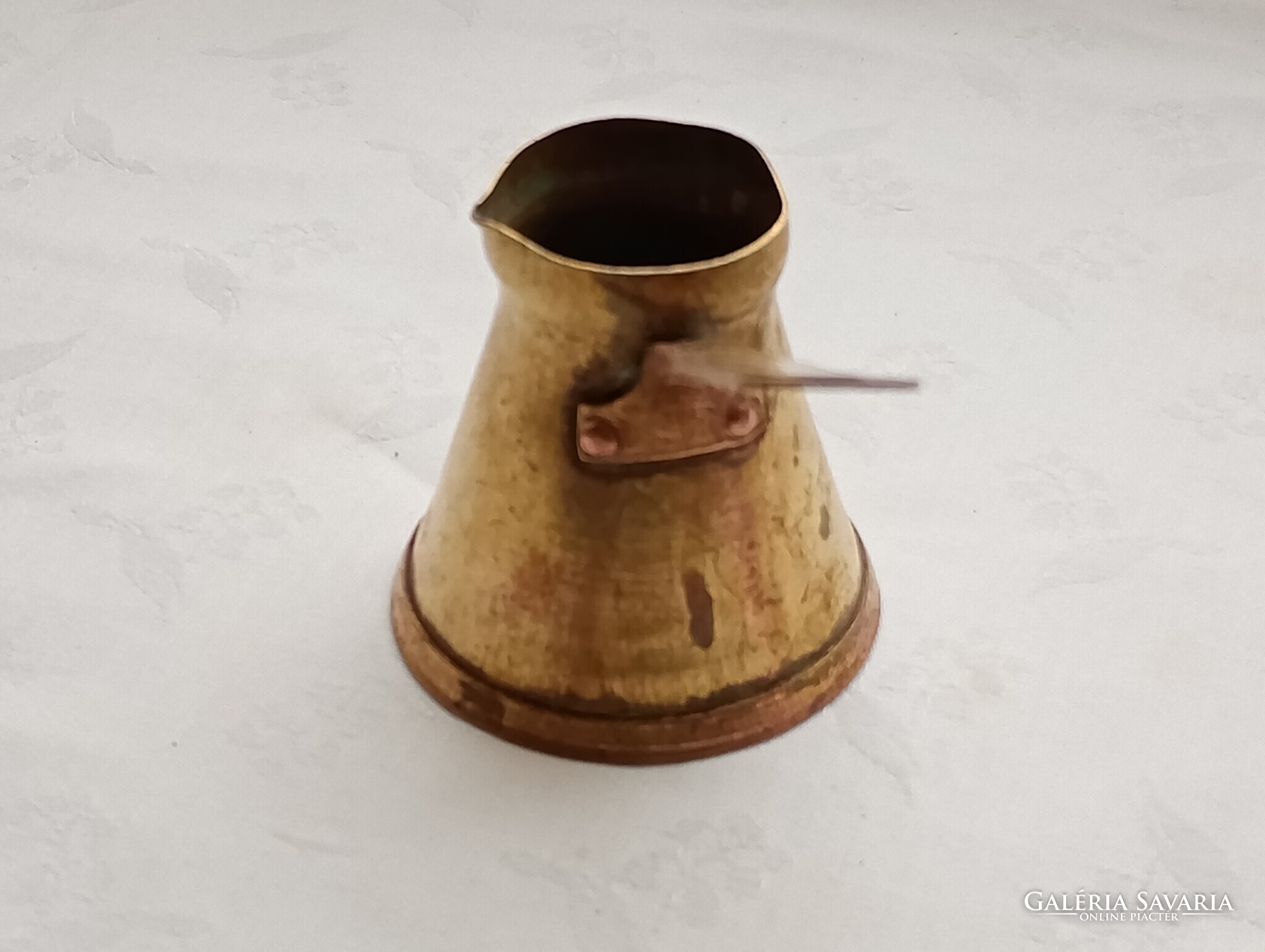 Török kávé főző kiöntő 06 - nyeles kávéfőző dzsezva retro 1-2 személyes ...