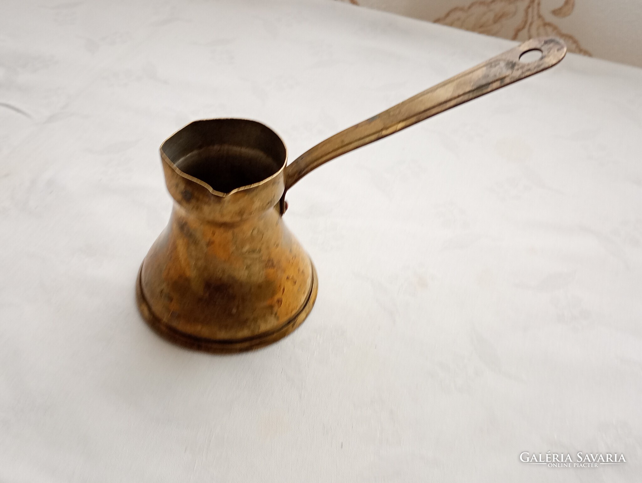 Török kávé főző kiöntő 08 - nyeles kávéfőző dzsezva retro 1-2 személyes ...