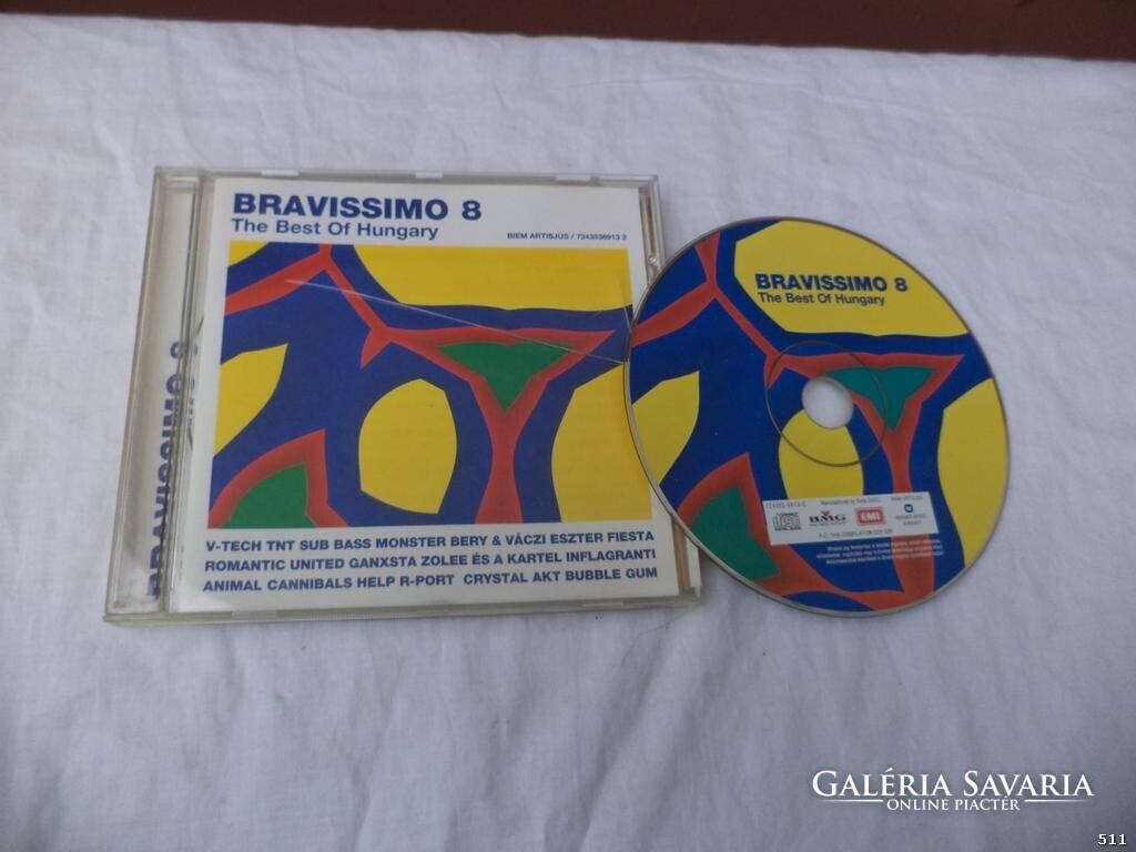 Bravissimo 8 - Best of Hungary CD (6518) - Zene | Galéria Savaria ...