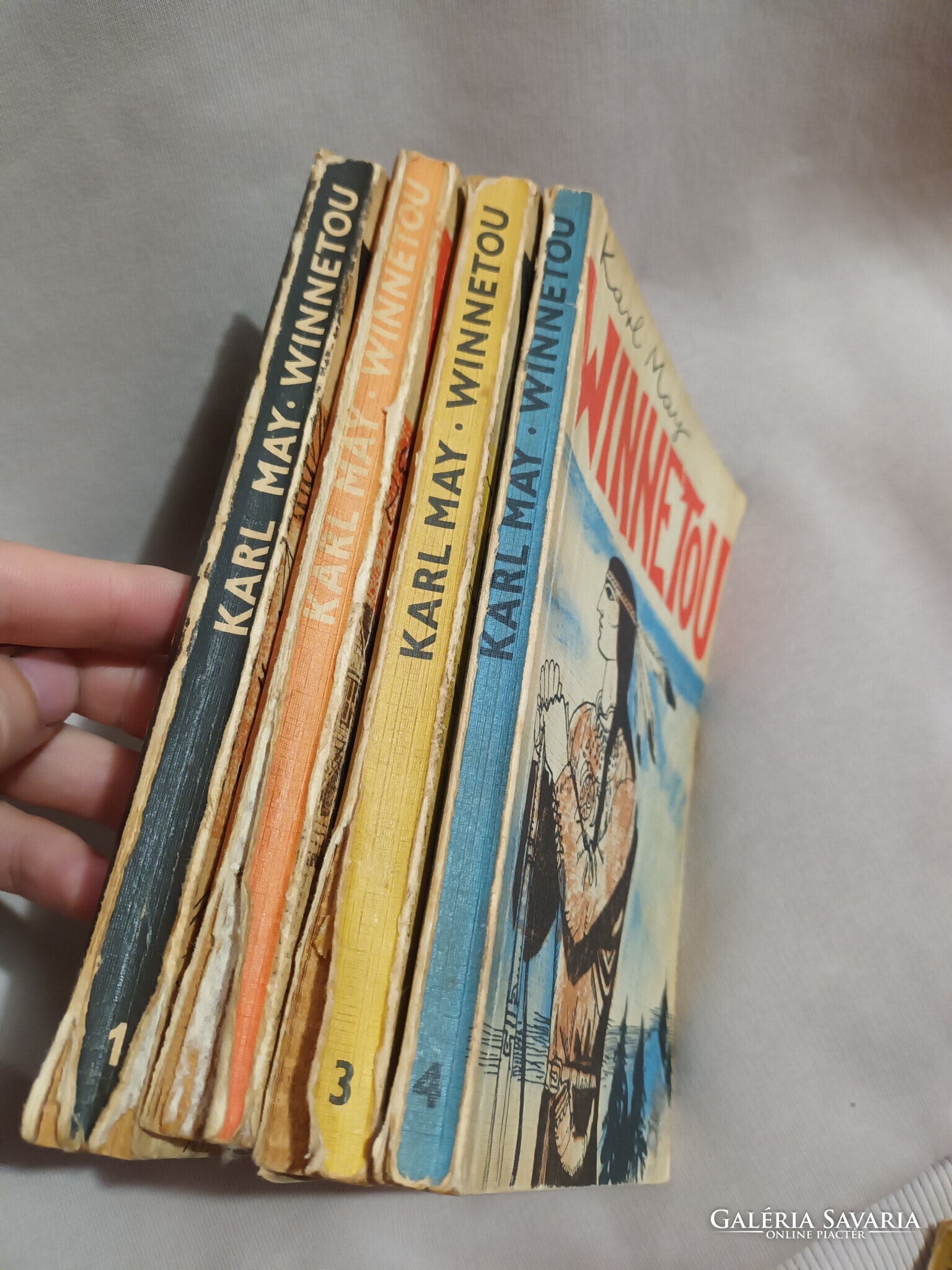 Winnetou 1-4. -4 ritka kötet egyben - Karl May - 1978 - Könyv | Galéria ...