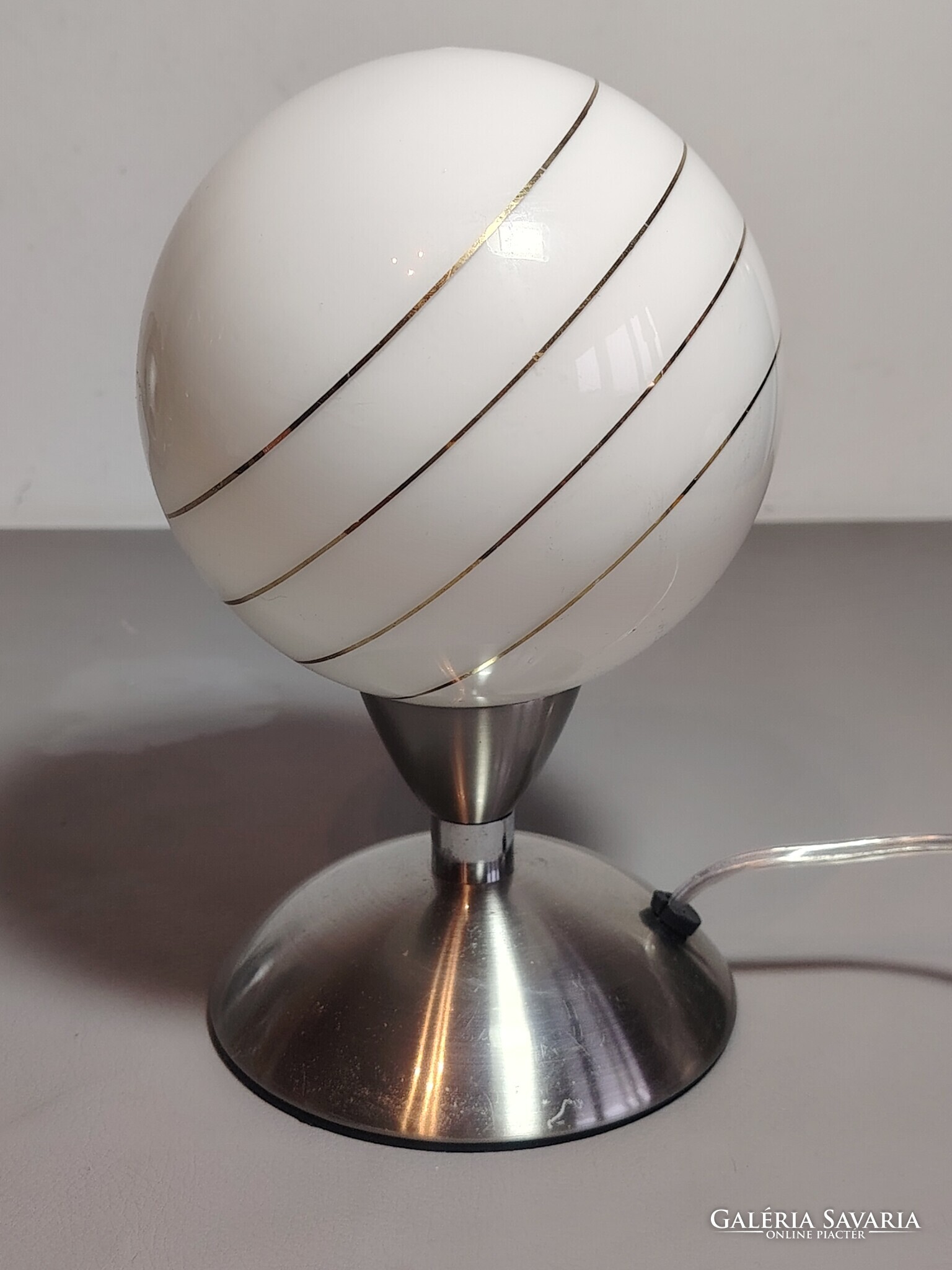 Art-Deco Leiner Rudolf Ausztria gömb asztali lámpa1980 ALKUDHATÓ ...