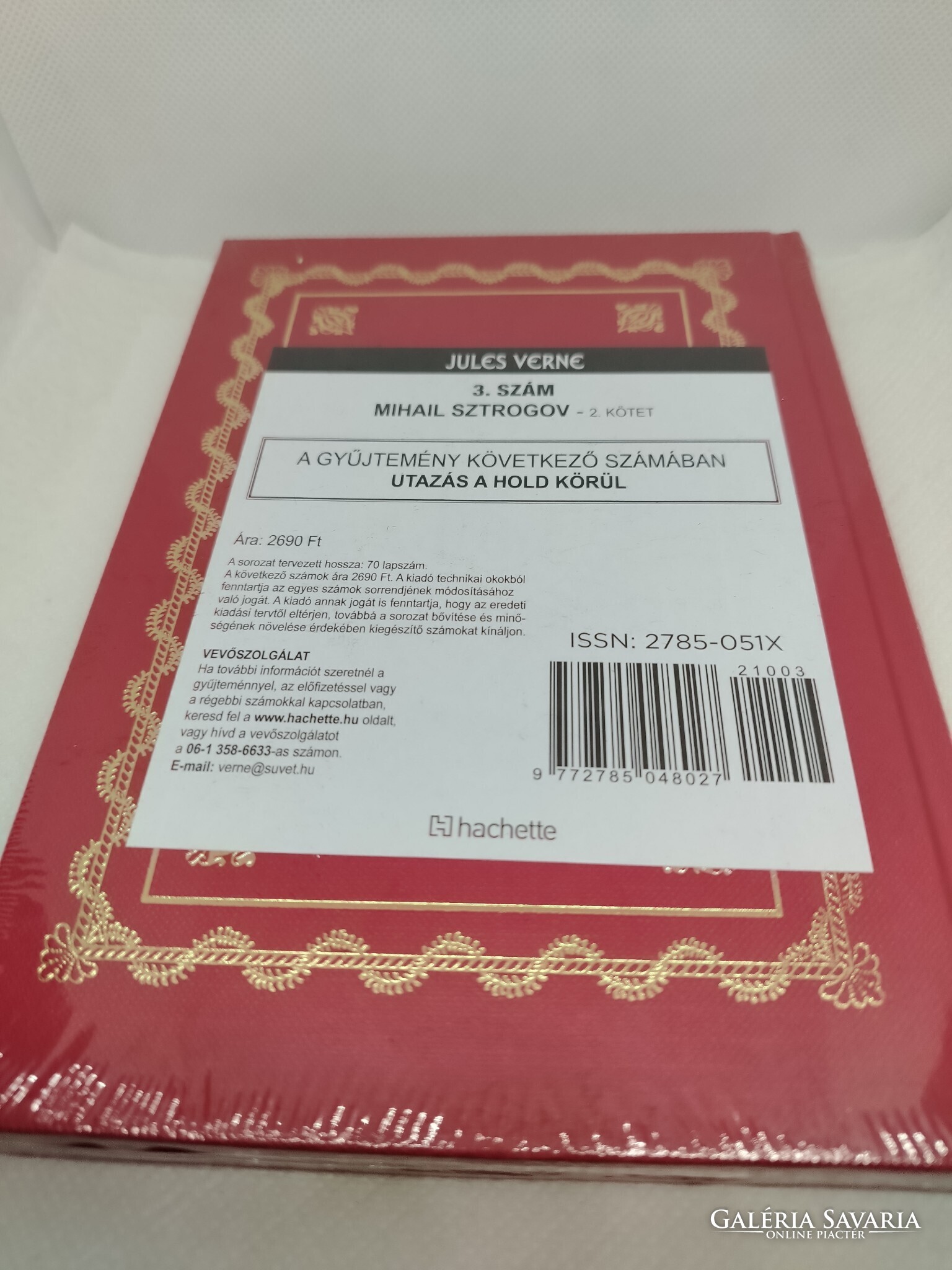 Jules Verne könyv sorozat- Sztrogov Mihály 2. Kötet új, bontatlan ...