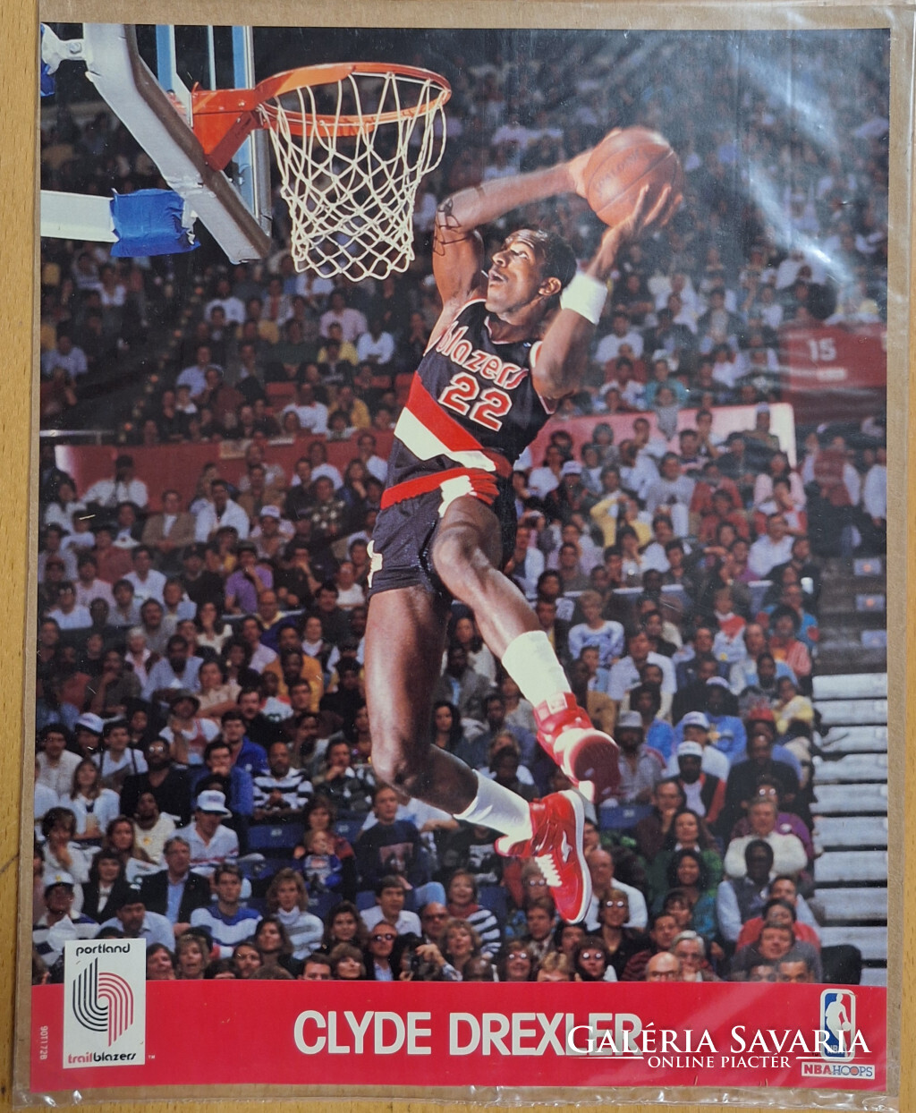 Retró NBA játékosok "akció fotói" (Hoops Action Photos) Clyde Drexler ...