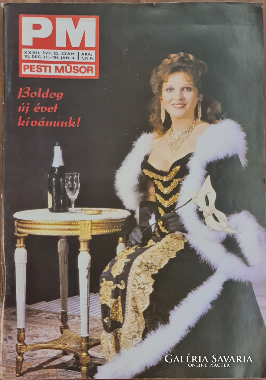 Pesti Műsor program magazin, XXXII/52, 1983 december (Tiboldi Mária ...