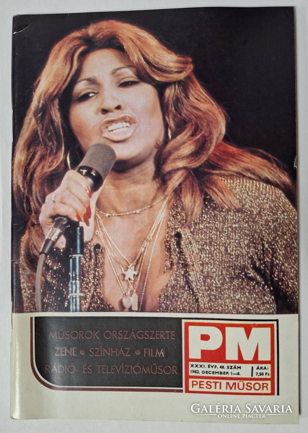 Pesti Műsor kultúrális újság 1982. December 1-8. (Tina Turner, Skála ...