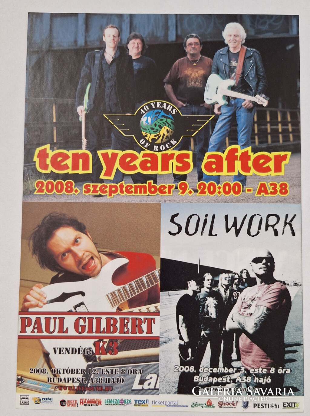 Vince Neil Ban (Mötley Crue), PECSA zenei kis plakát, 2008 - Zene ...