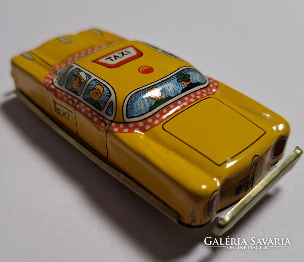 Nomura (Japán) lemezjáték lendkerekes játékautó, 1960-1970-es évek ...