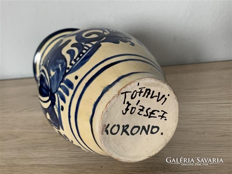 TÓFALVI JÓZSEF korondi kerámia váza, 20,5 cm. - Kerámia | Galéria ...