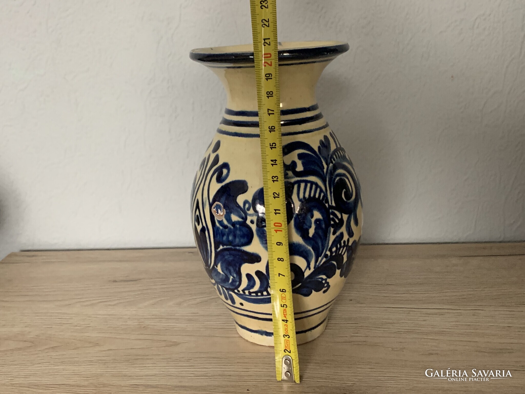 TÓFALVI JÓZSEF korondi kerámia váza, 20,5 cm. - Kerámia | Galéria ...