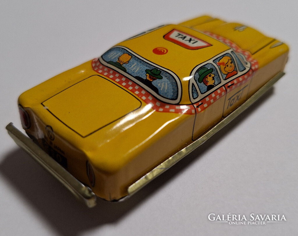 Nomura (Japán) lemezjáték lendkerekes játékautó, 1960-1970-es évek ...