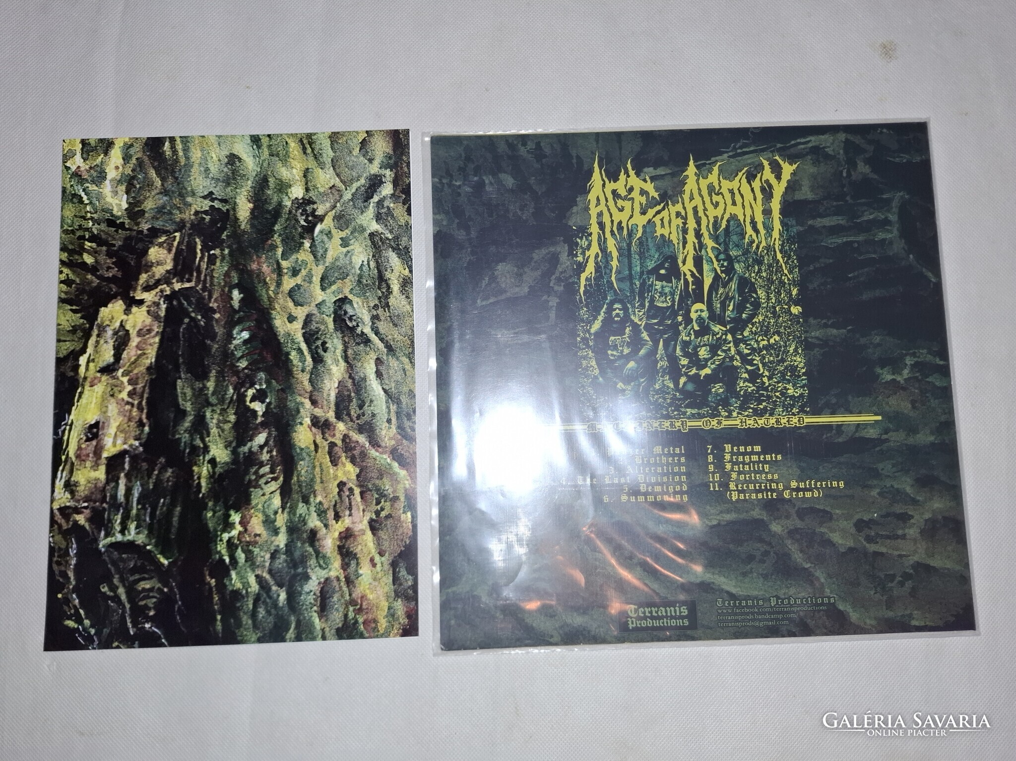 AGE OF AGONY (hu) - Machinery of Hatred - LP fekete 17/20 ...