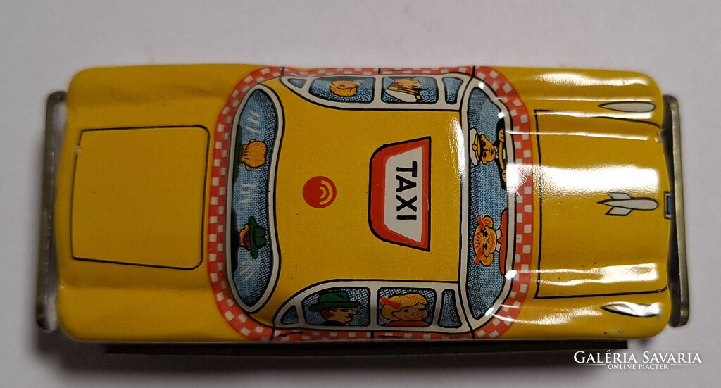 Nomura (Japán) lemezjáték lendkerekes játékautó, 1960-1970-es évek ...