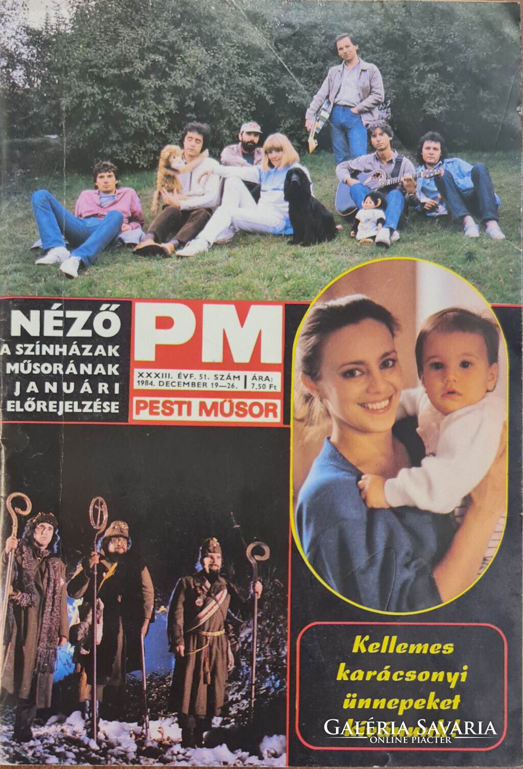 Pesti Műsor program magazin, XXXIII/51, 1984 december (Halász Judit és ...
